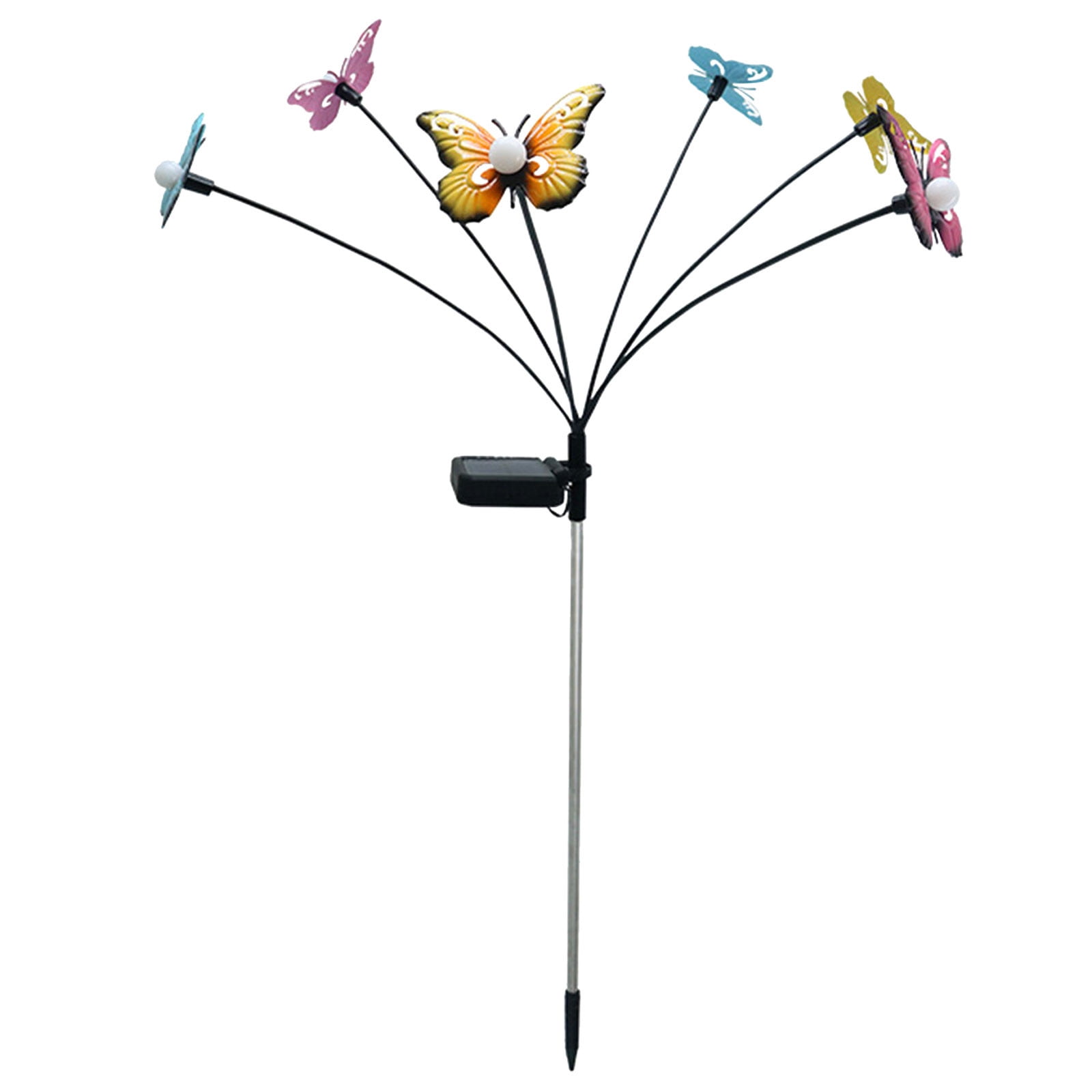 Yooshoverk 6 Pack Solar Butterfly Garden Lights IP65 Waterproof Auto On ...