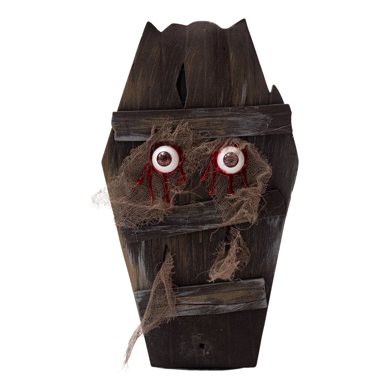 Yooshoverk Animated Walking Coffin Prop - Battery Operated Halloween ...