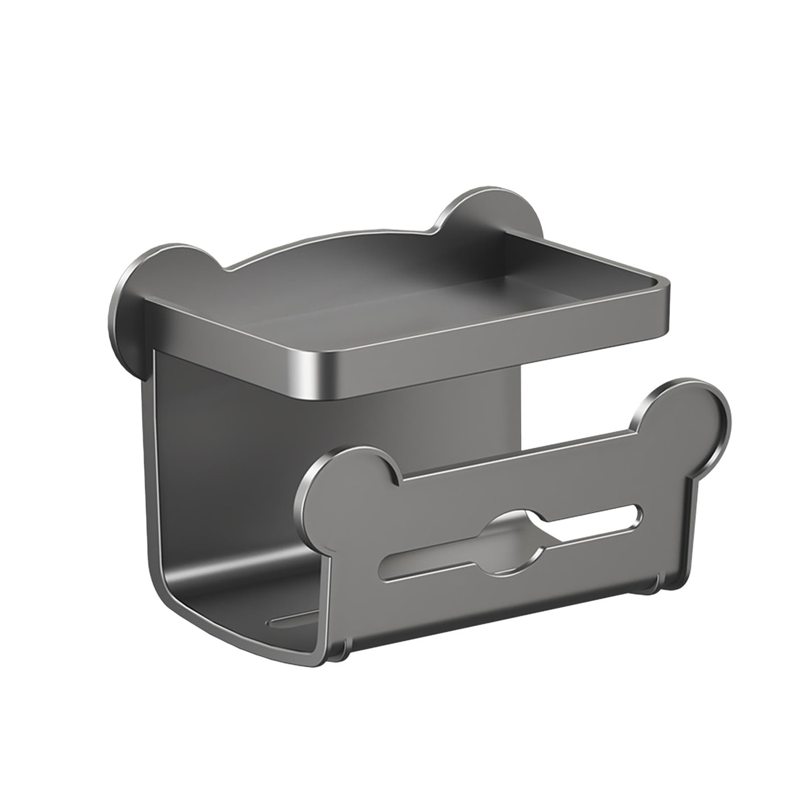 Yooshoverk Bathroom Storage Rack Wall-Mounted No-Drill Tissue Box for ...