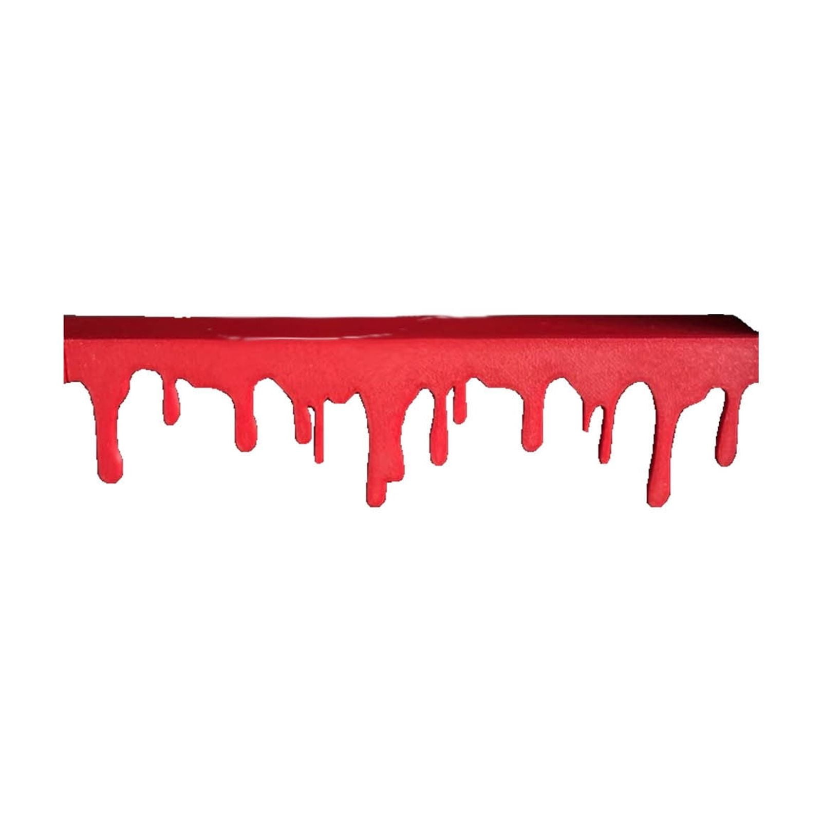 Yooshoverk "Blood Drip" Metal Shelf Edge: Gothic Halloween Decor ...