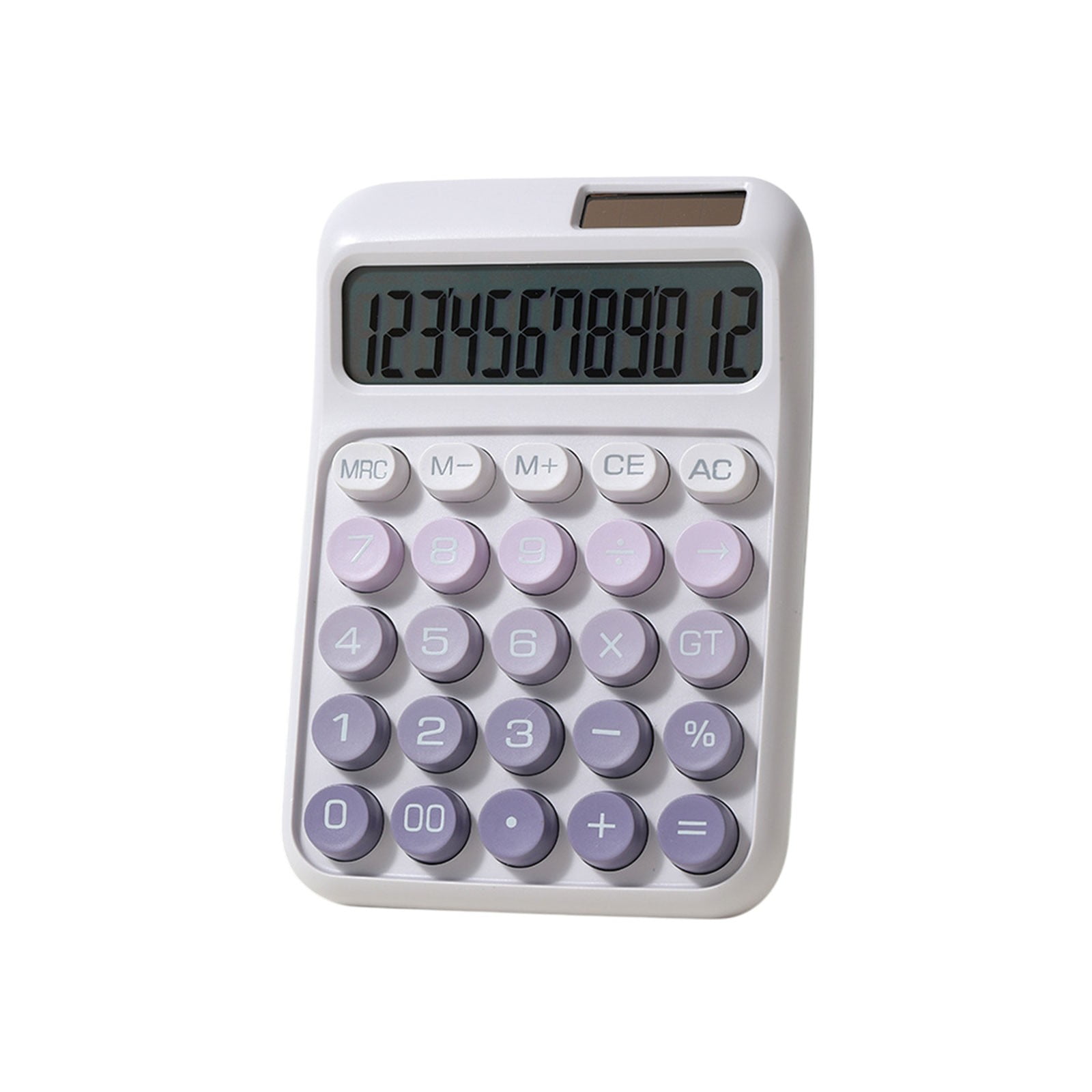 Yooshoverk Calculator Solar with Battery Dual Power Solving Office Math ...