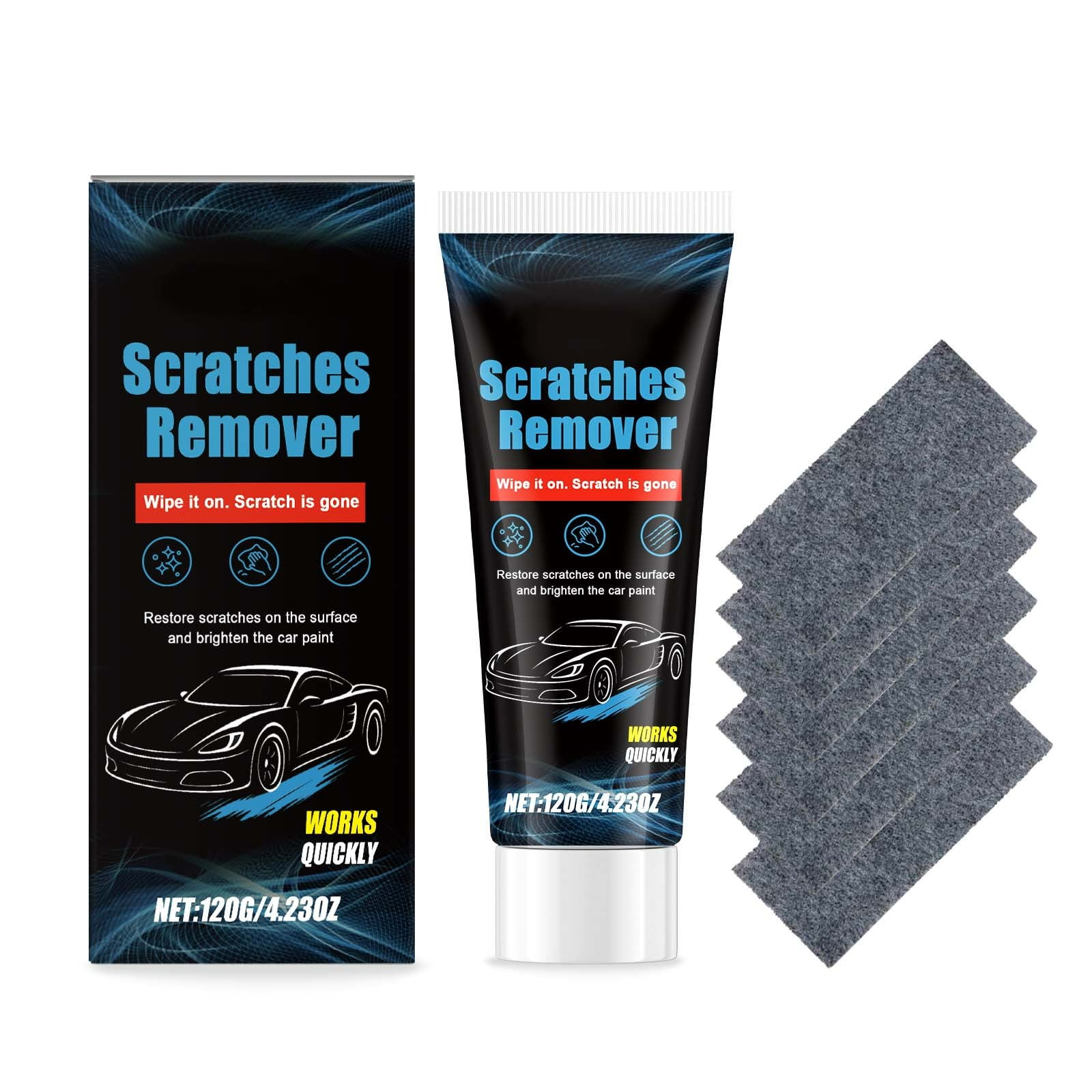 Yooshoverk Car Scratch Remover Kit Paint Repair Paste Scratch Removal ...