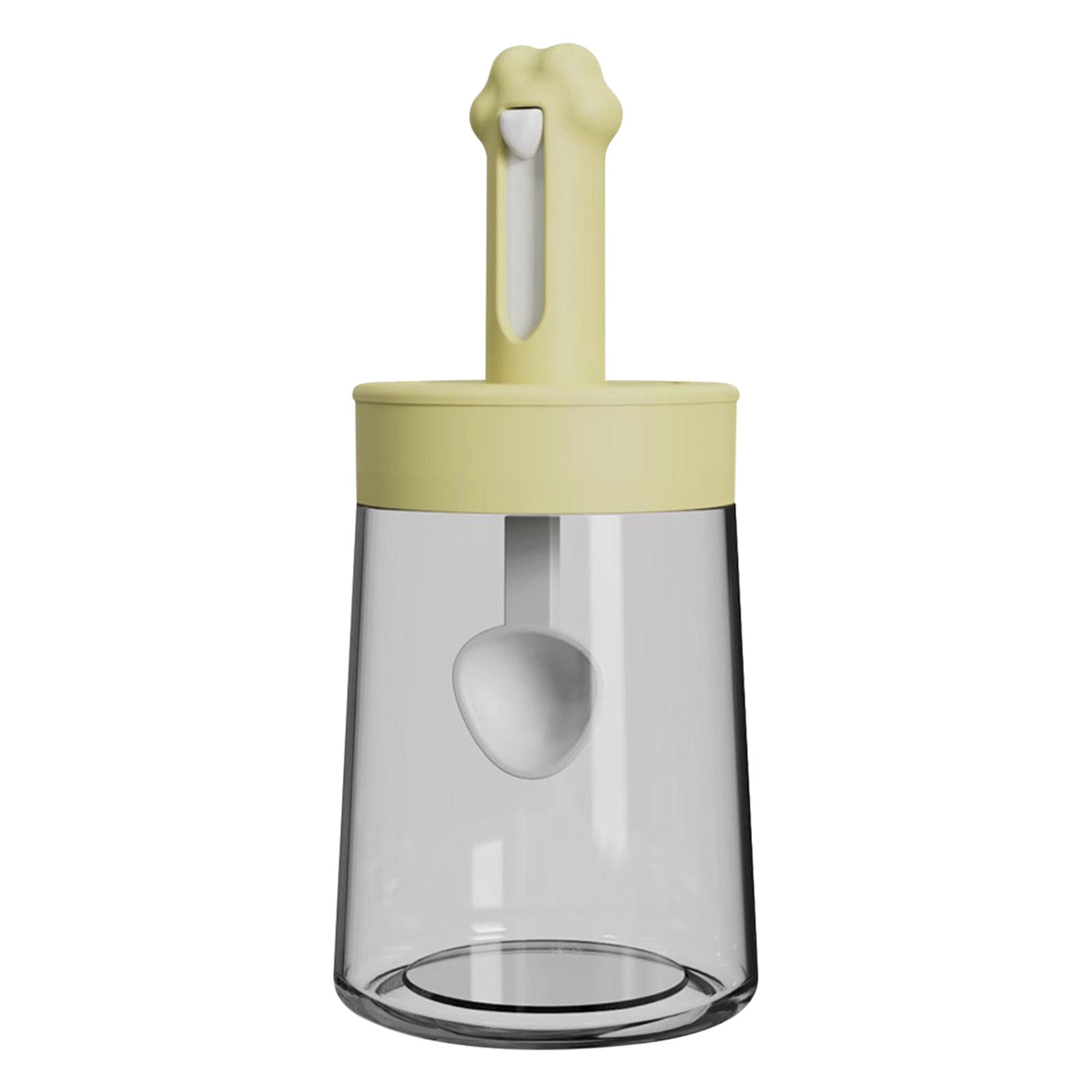 Yooshoverk Cat Paw Spice Jar Glass Container Transparent Sealed Lid ...
