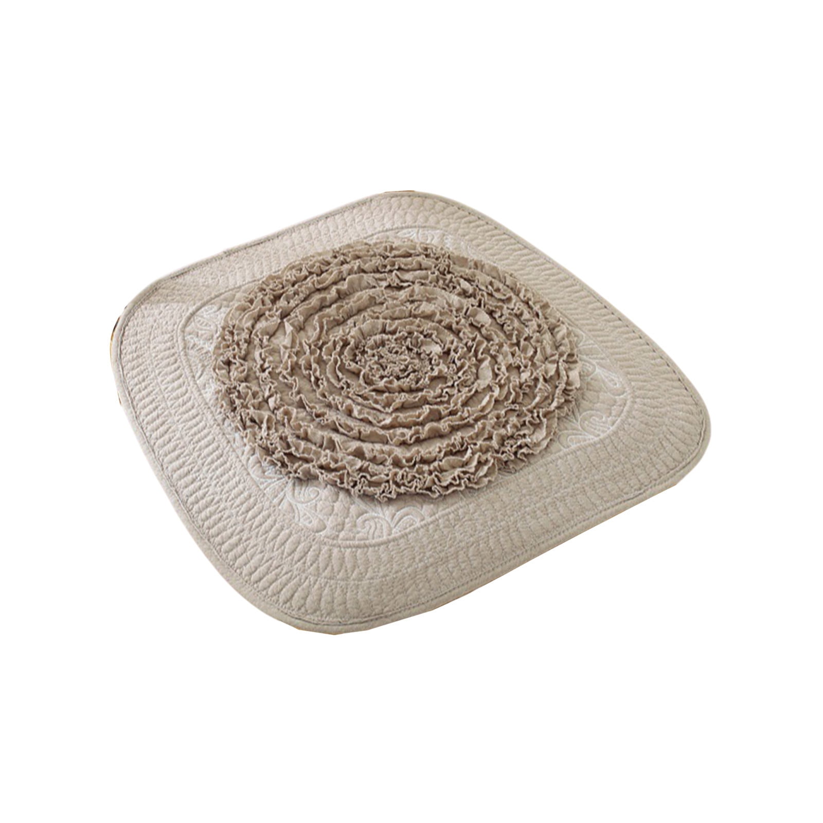 Yooshoverk Cotton Chair Cushion, Luxury Scandinavian Floral, for Tatami ...