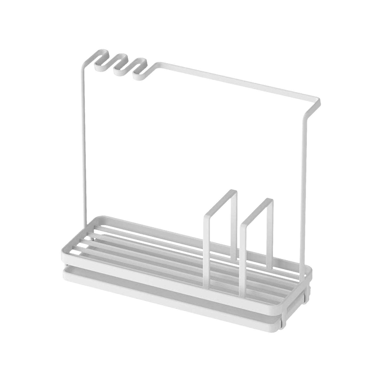 Yooshoverk Detachable Drip Tray Sink Organizer Brush Sponge Holder ...