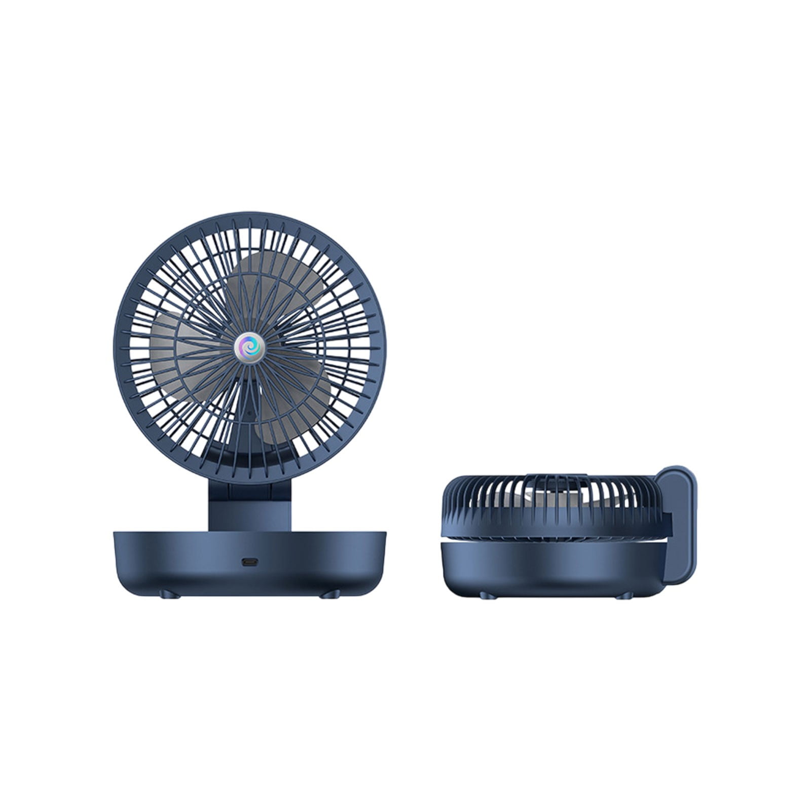 Yooshoverk Foldable Desk Fan & USB Rechargeable Fan - 3 Speed Personal ...