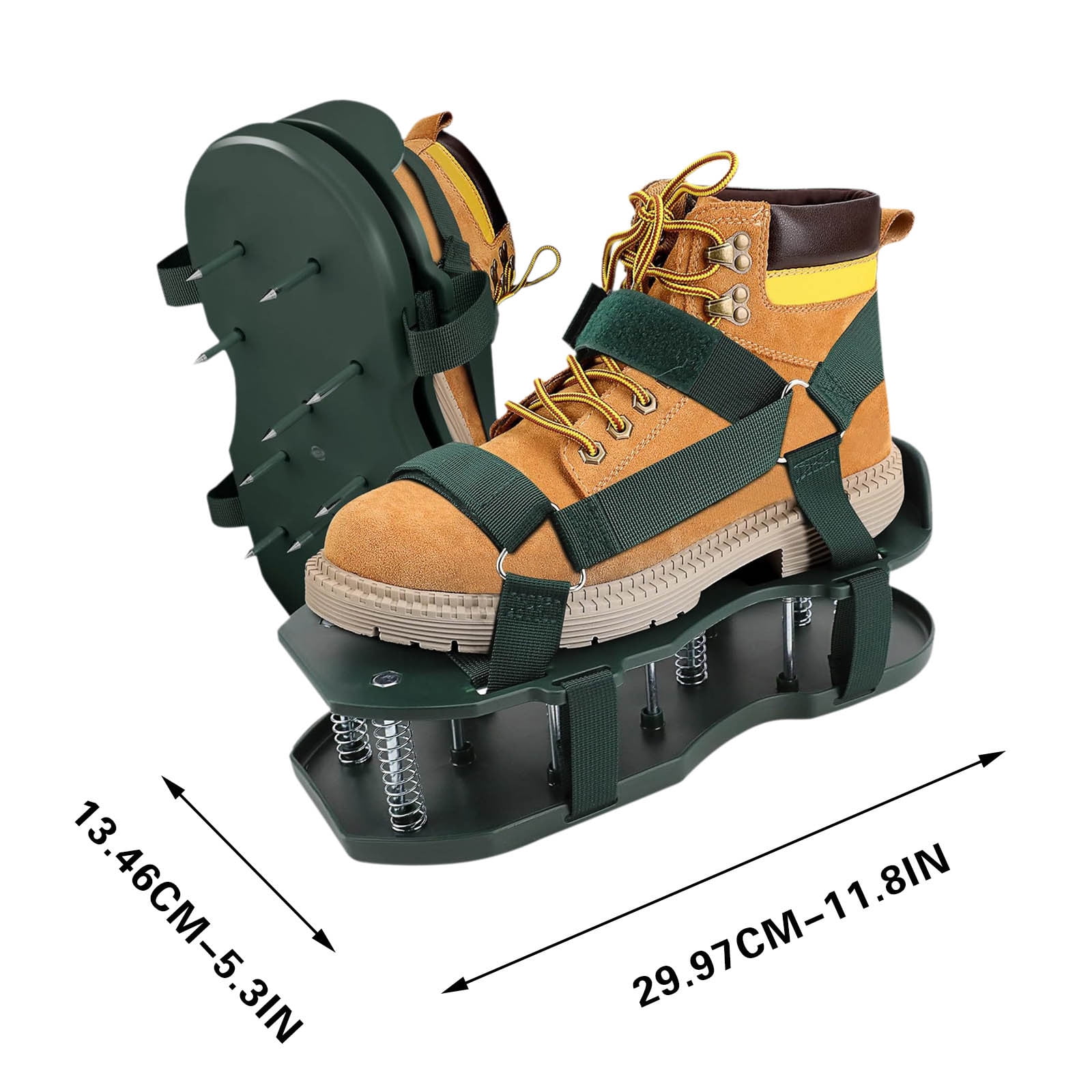 Yooshoverk Lawn Aeration Cleats Attachment with Spring Base, Self ...