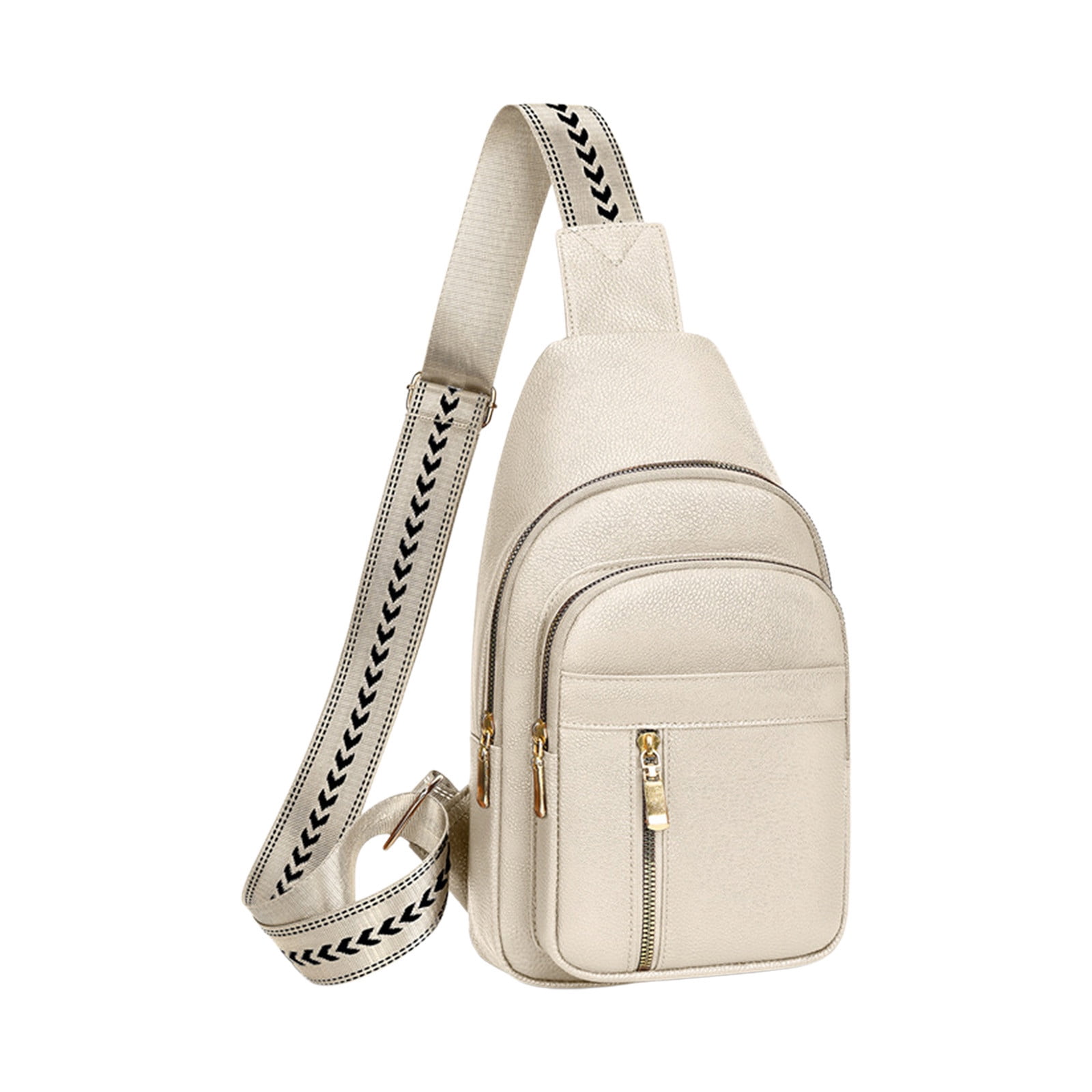 Yooshoverk Leather Chest Pack Crossbody Bag European Design Premium ...