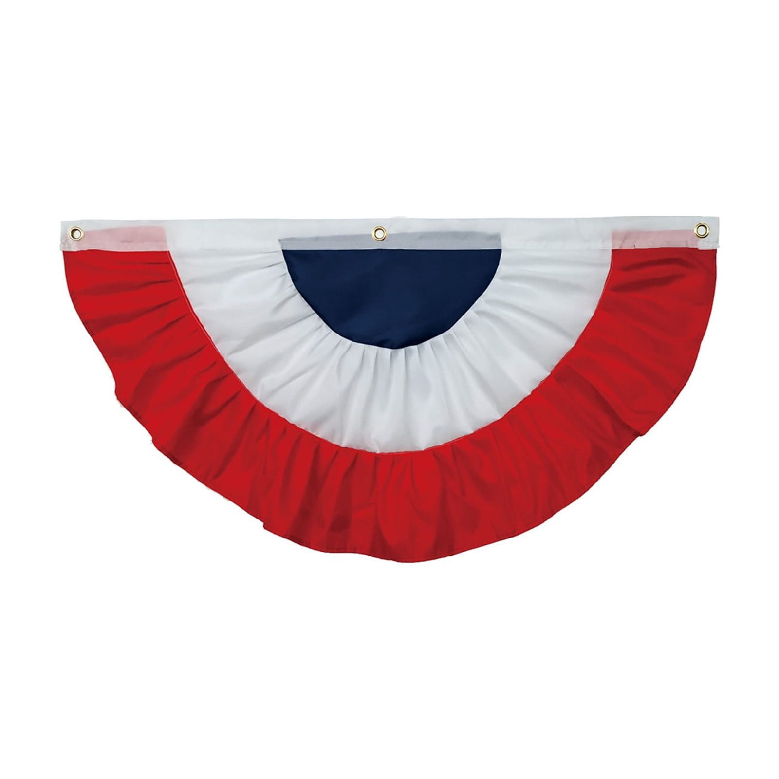 Yooshoverk Patriotic Bunting Flag 17.7x35.4 Inch Independence Day ...