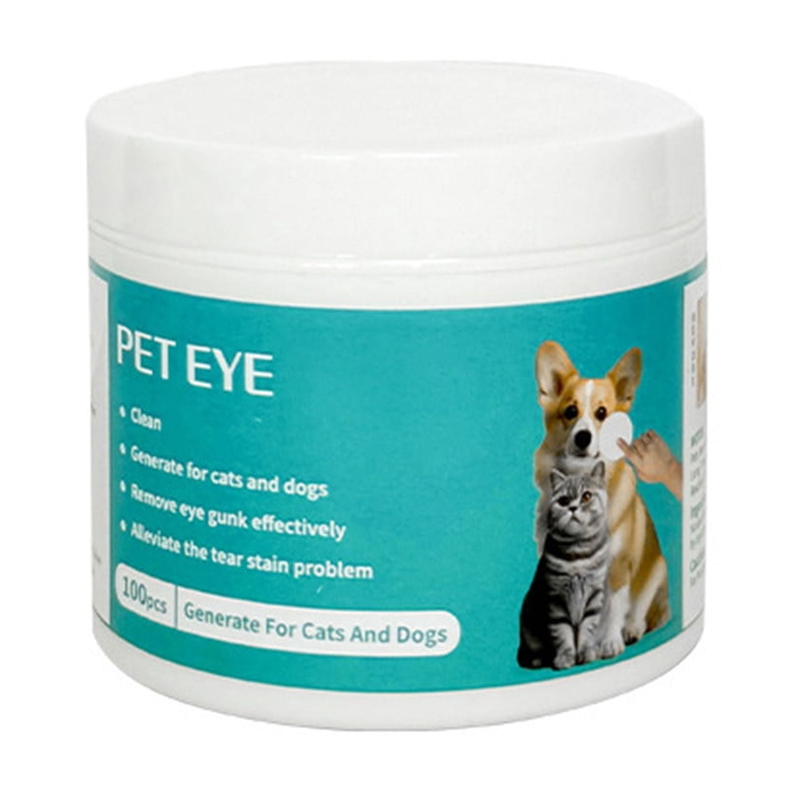 Yooshoverk Pet Eye Cleaning Wipes for Cats - Tear Stain Remover with ...