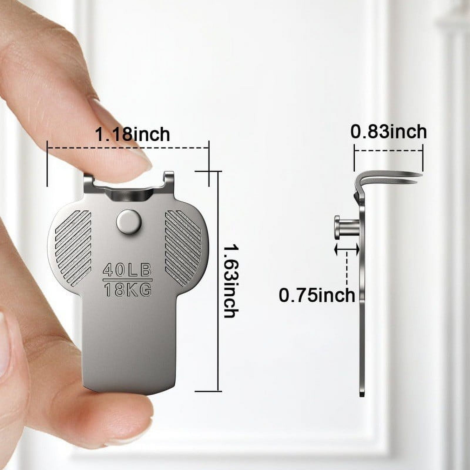 Yooshoverk Picture Hanging Hooks & Claw Mounts Set of 5 - Heavy Duty ...