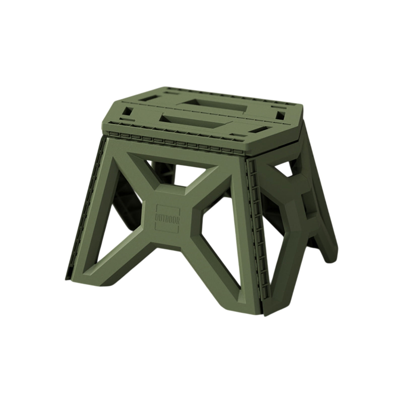 Yooshoverk Portable One-step Folding Stool - 10" Height Heavy Duty ...