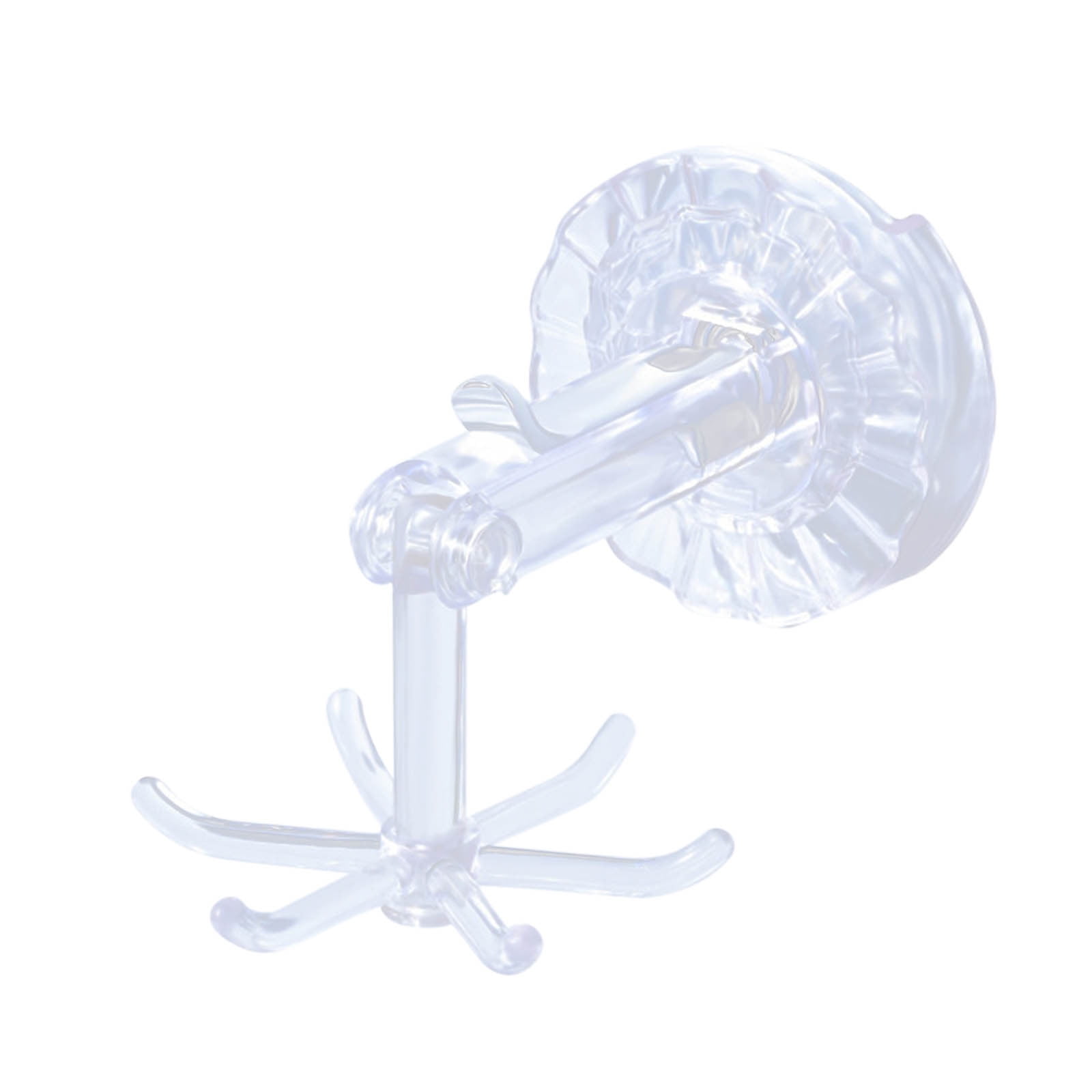 Yooshoverk Rotating Suction Shelf - 4 Adjustable Hooks for Bathroom ...