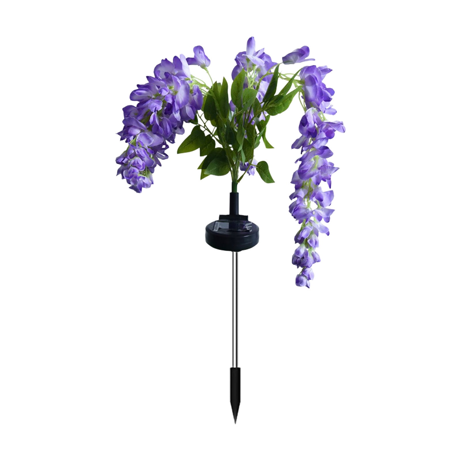 Yooshoverk Solar Wisteria Light Fake Flower Lamp Multi Head LED Waterproof Floor Stake Realistic ...