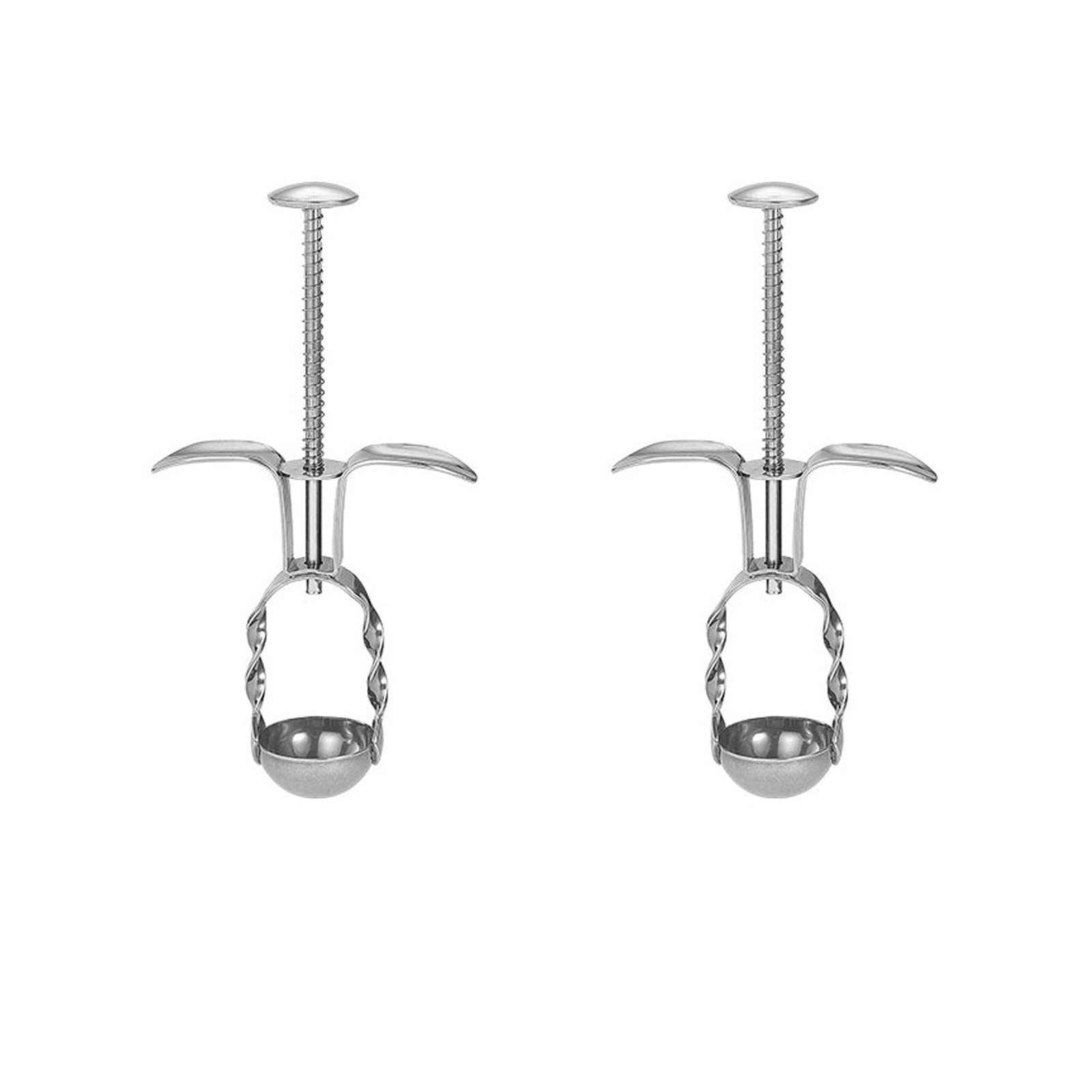 Yooshoverk Stainless Steel Date Pit Remover 2 Pack Fruit Tool Kitchen ...