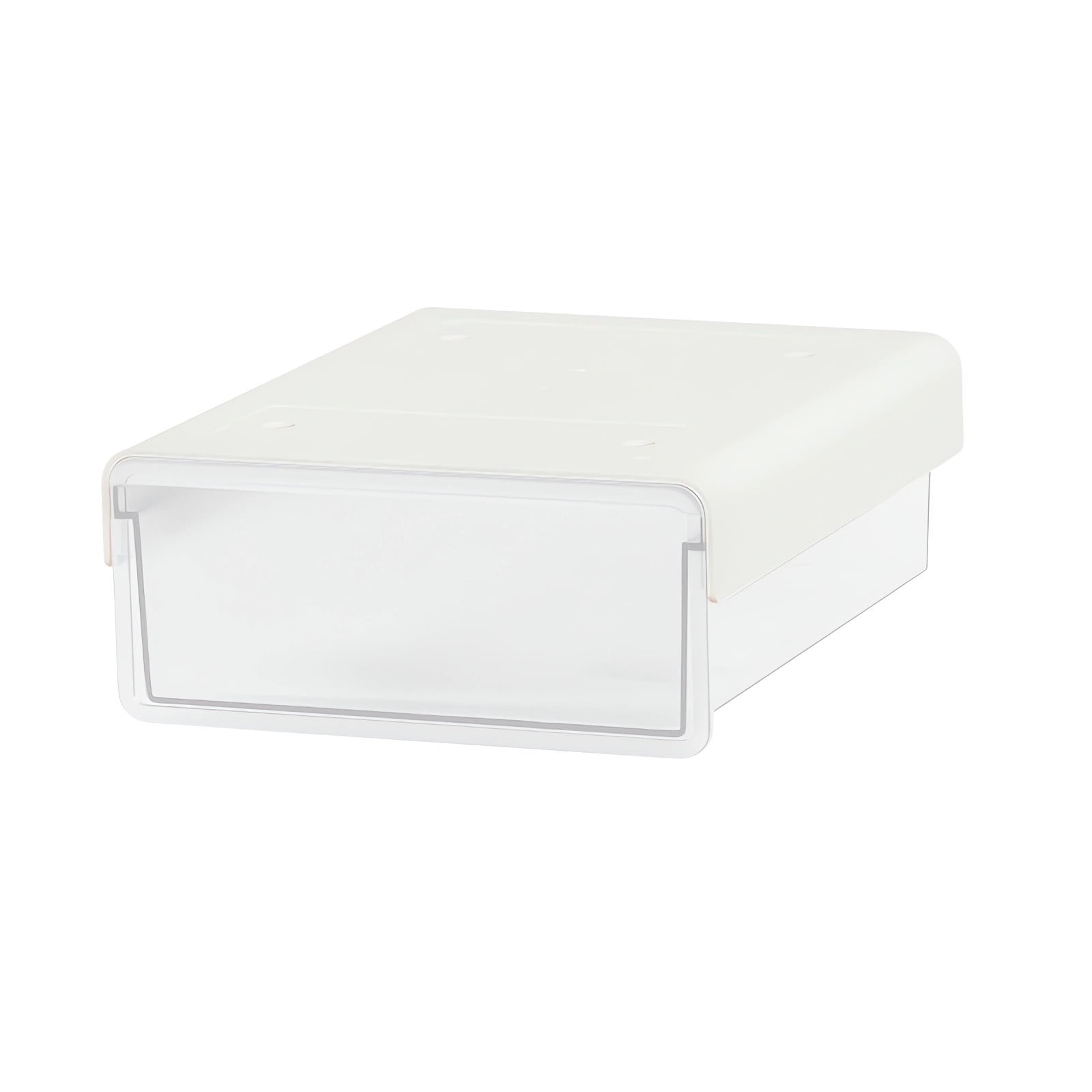 Yooshoverk Under Desk Drawer Hidden Storage Box Sticker Mount Organizer ...