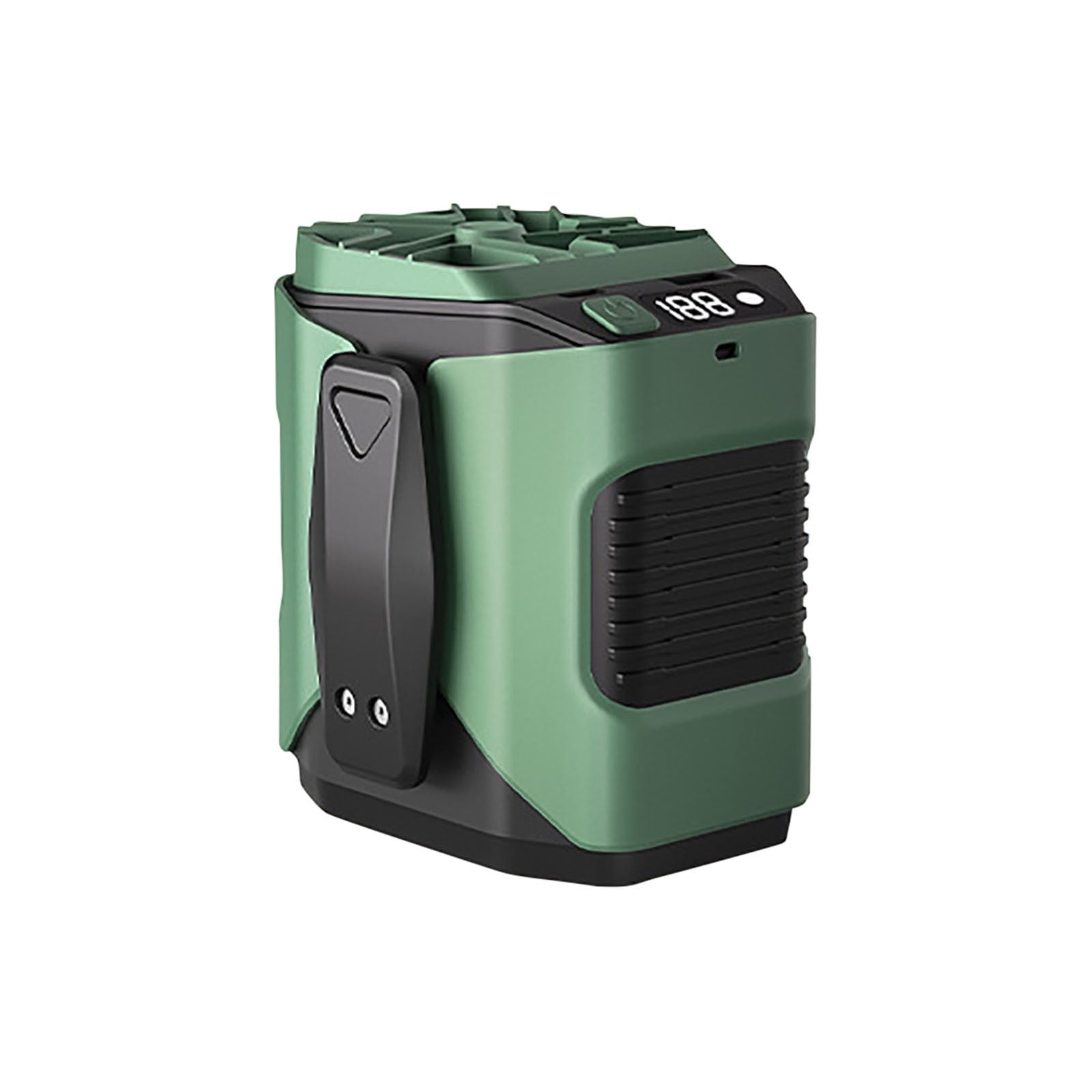 Yooshoverk Waist Fan Outdoor Portable 3600mAh USB Charge High-Temp Use ...