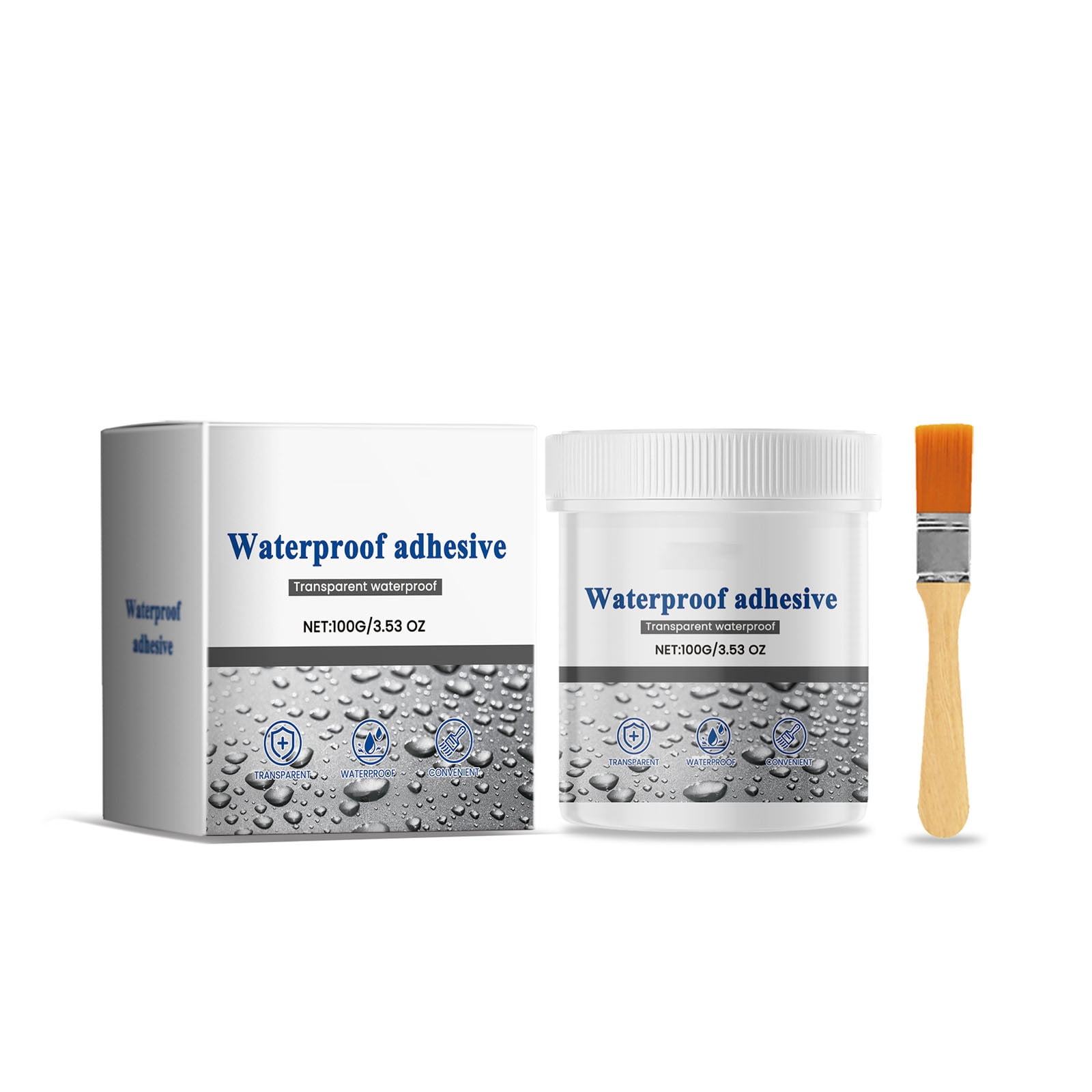 Yooshoverk Waterproof Adhesive Transparent Leak Repair Coating Bathroom ...