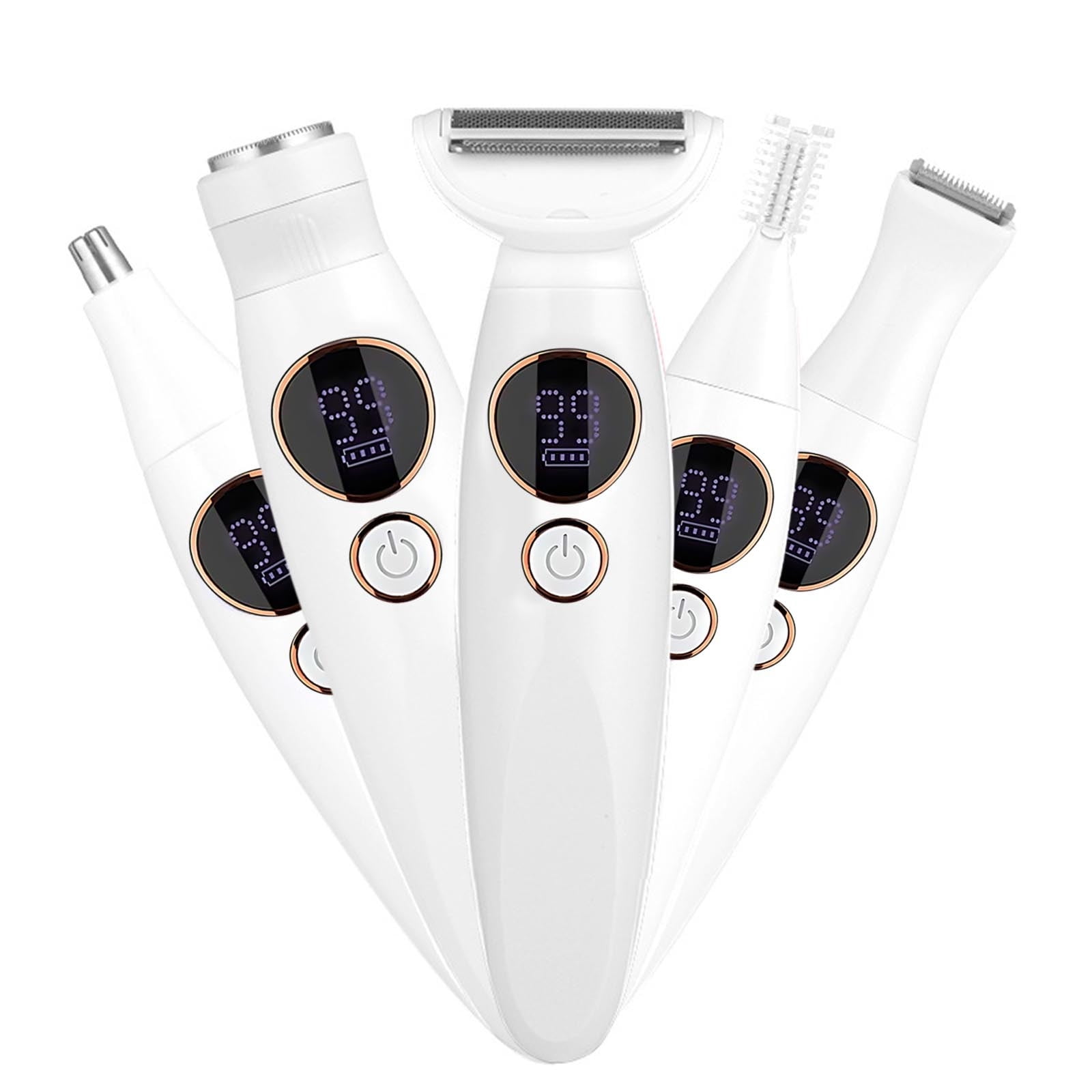 Yooshoverk Women's Epilator 5-in-1 Electric Hair Remover for Legs ...