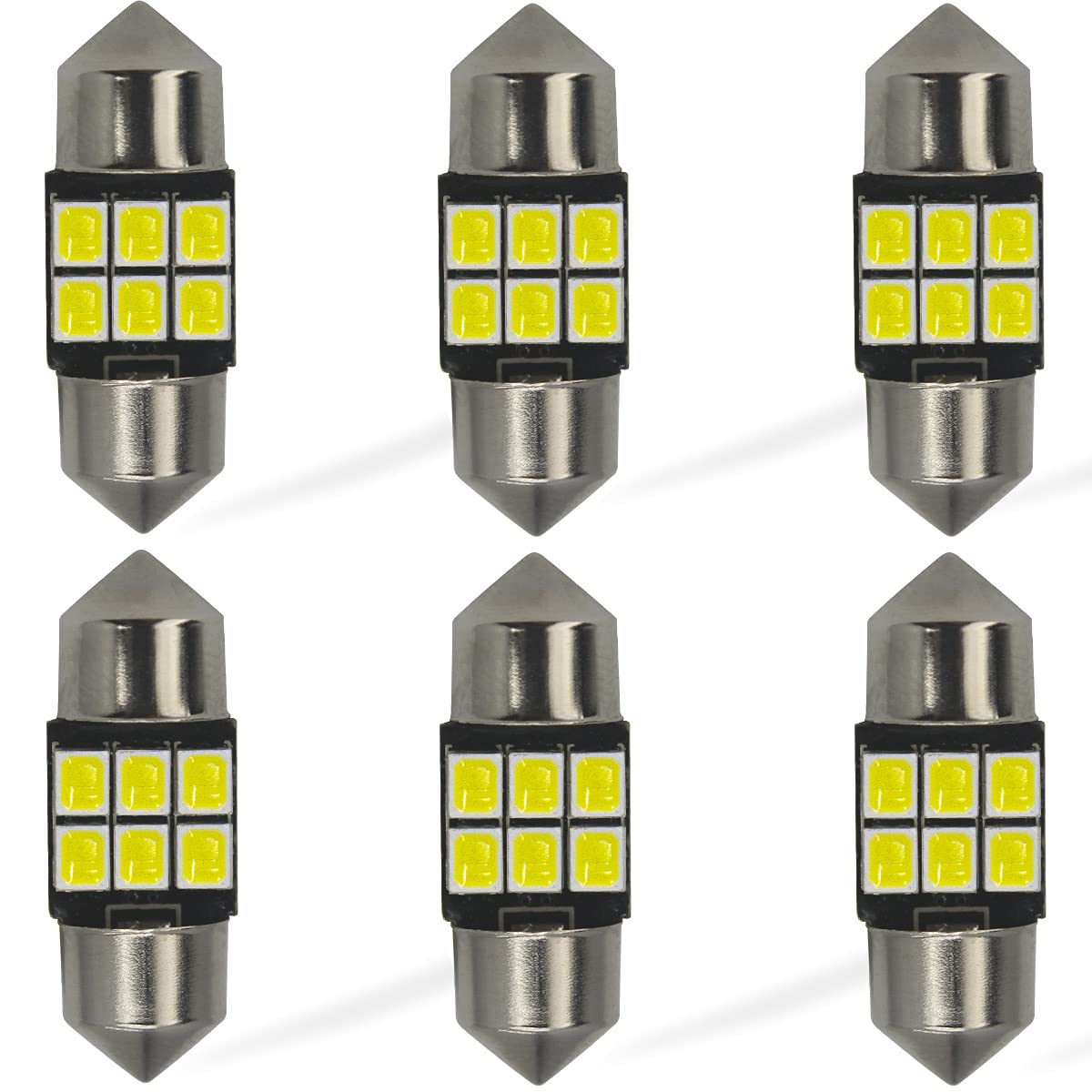 Yoper DE3021 DE3022 LED MMF7 Light Bulbs for Interior Dome Map Door ...