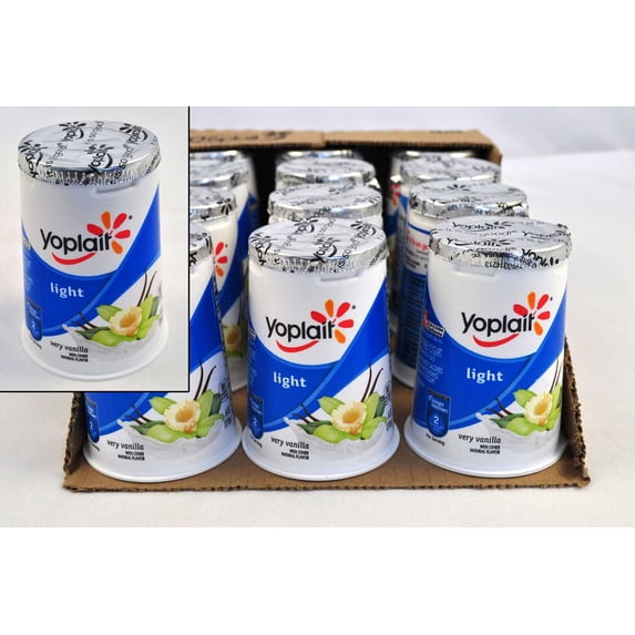 Yoplait Light Very Vanilla Yogurt, 6 Ounce -- 12 per case. - Walmart.com