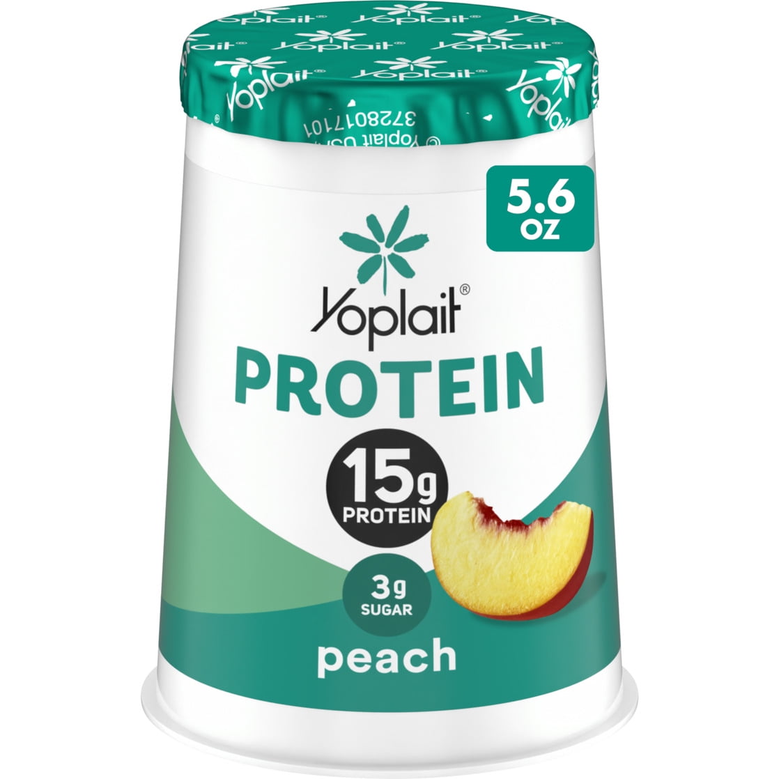 Yoplait Protein Yogurt Cultured Dairy Snack Cup, Peach Flavored, 5.6 oz ...