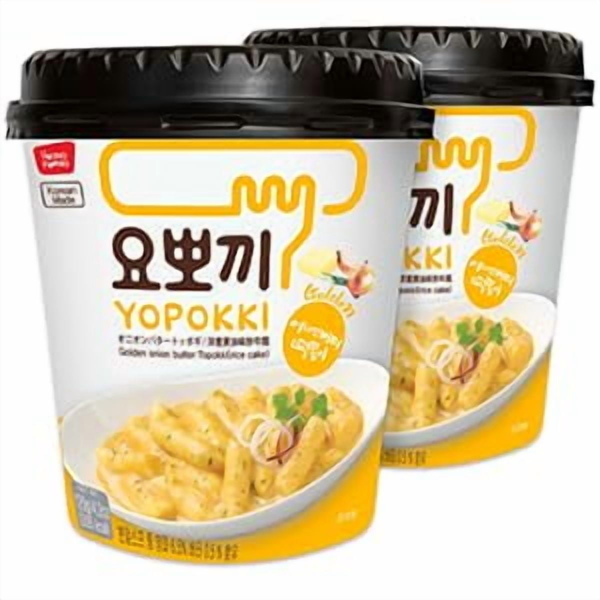 Yopokki Instant Tteokbokki Cup (Onion MDA05 Butter, 2 Cups) Korean ...
