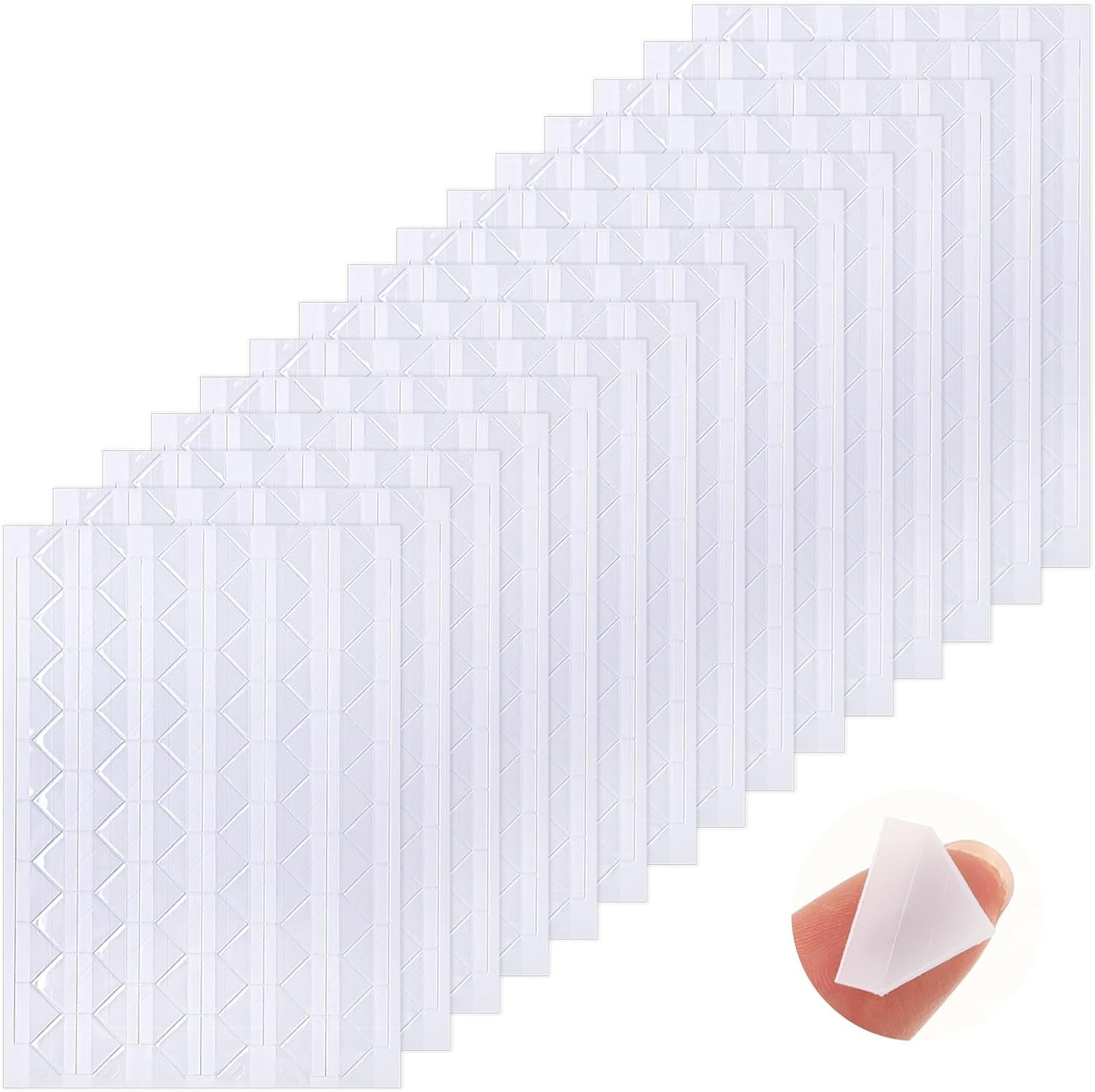 Yoqb 1530 Pieces Self Adhesive Photo Corners, White Picture Corners for ...