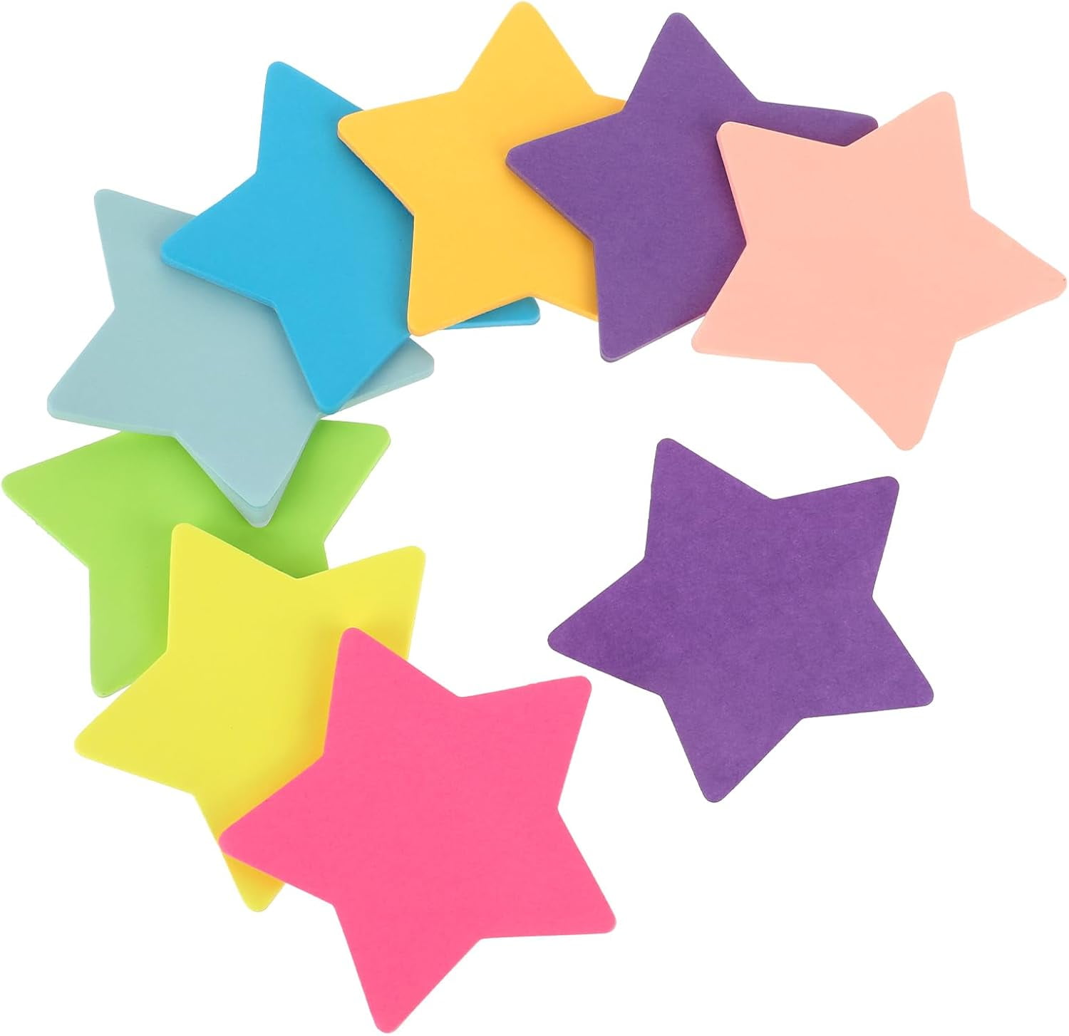 Yoqb 160 Sheets Star Sticky Notes, Star Shape Sticky Notes, Cute Sticky ...