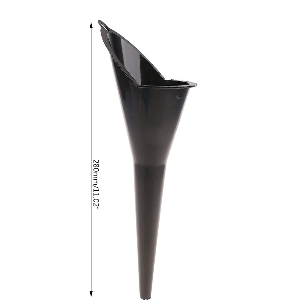 Yoqb 1Pc Black Multi-Function Auto Engine Oil Petrol Change Funnel Long ...