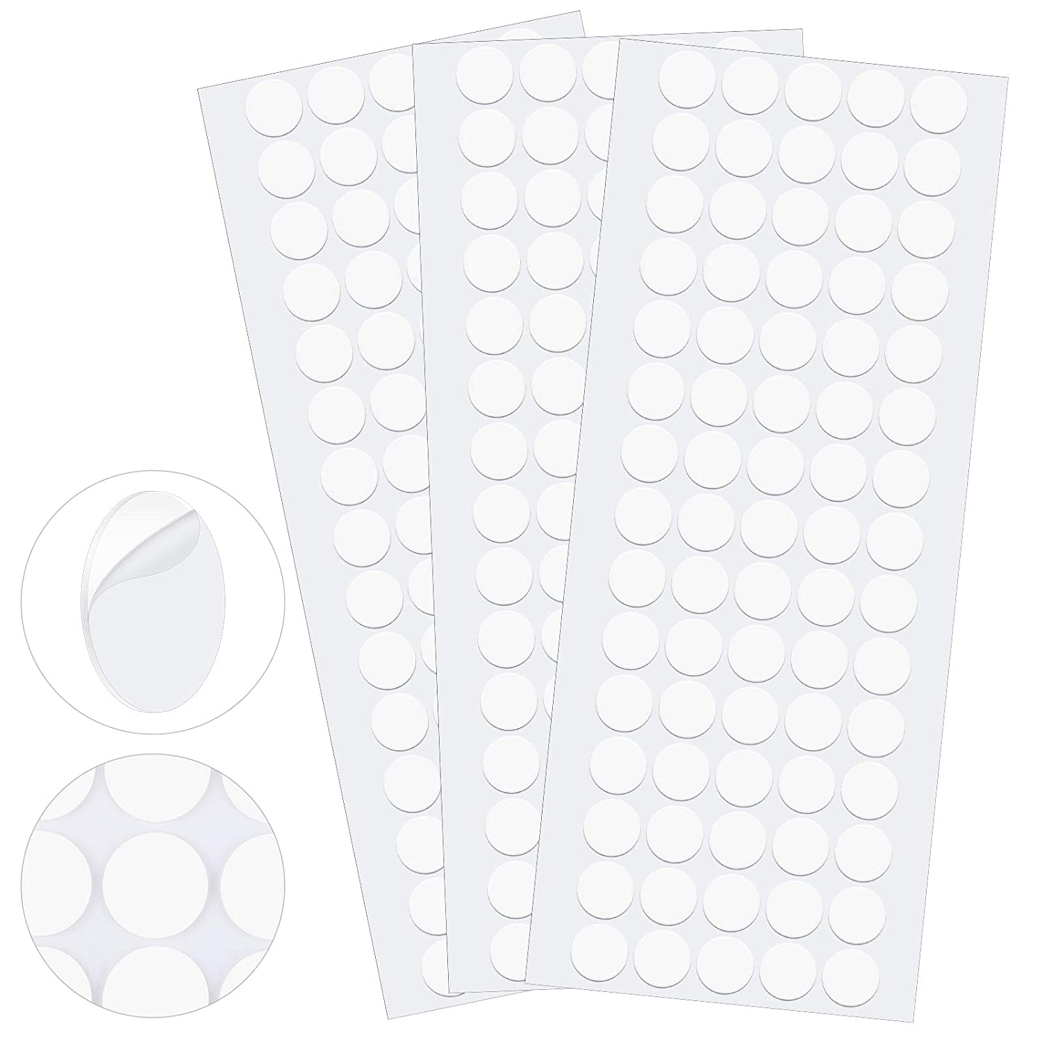 Yoqb 225 Pieces Transparent Putty Traceless Removable Sticky Putty ...