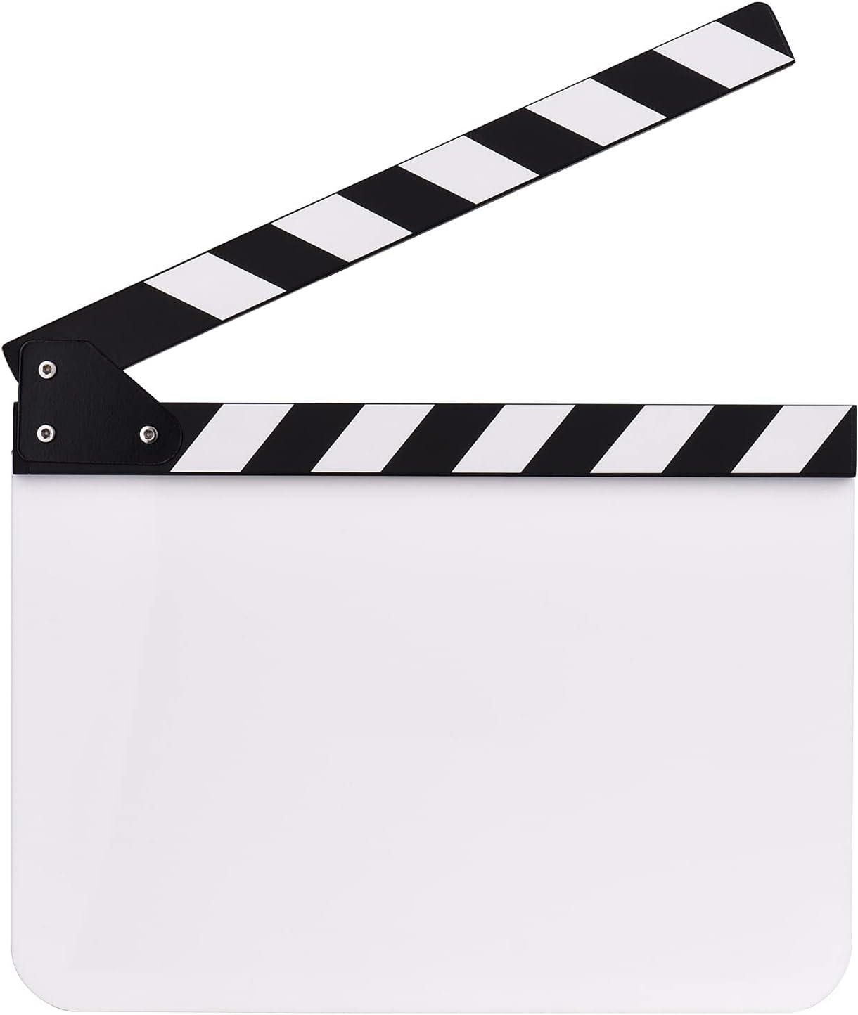 Yoqb 30 * 24cm/ 12 * 9in Acrylic Film Clapboard Movie Directors Clapper ...