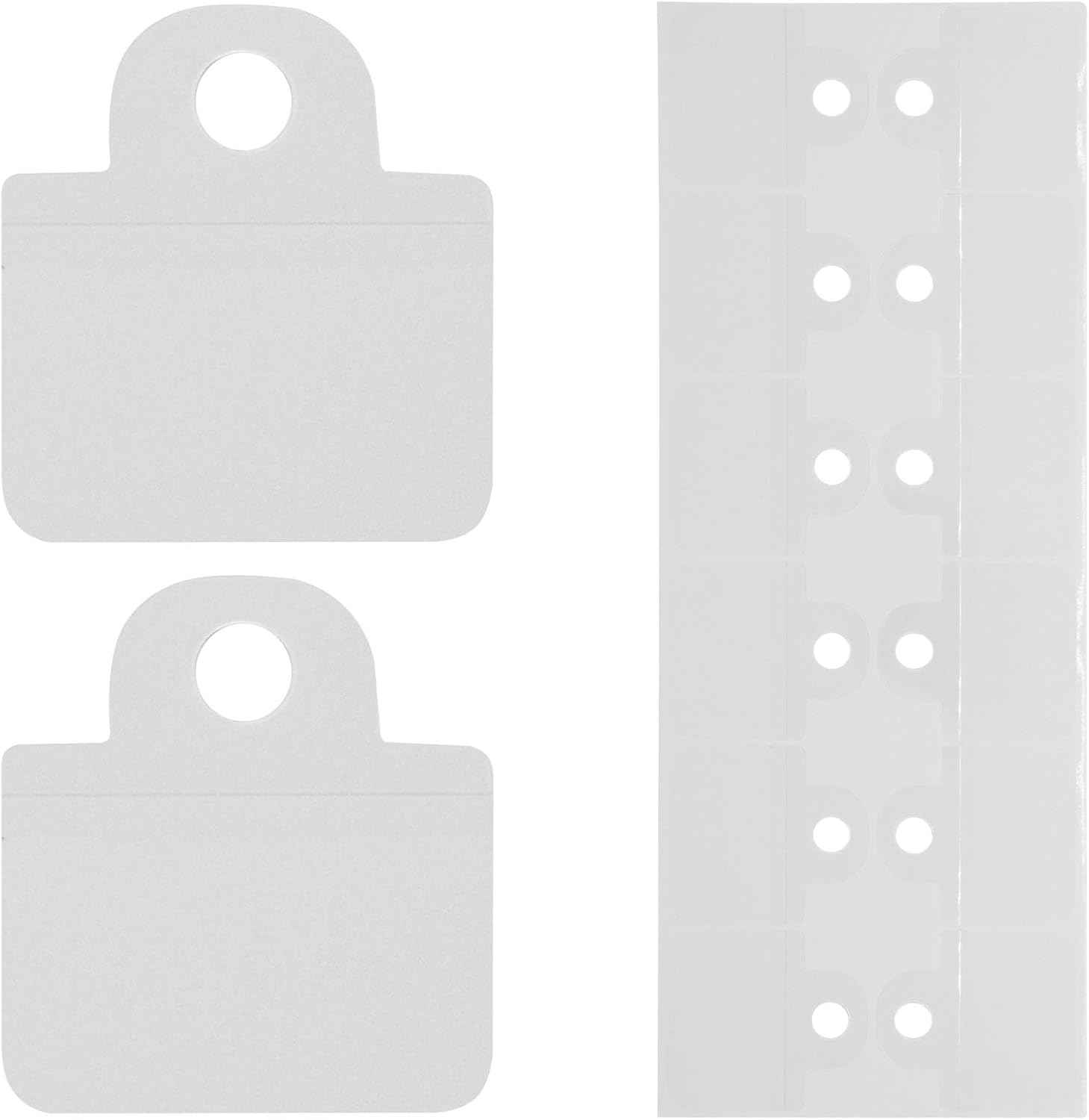 Yoqb 300pcs Hang Tabs, Hanging Stickers Self Adhesive Hang Tabs, Clear ...