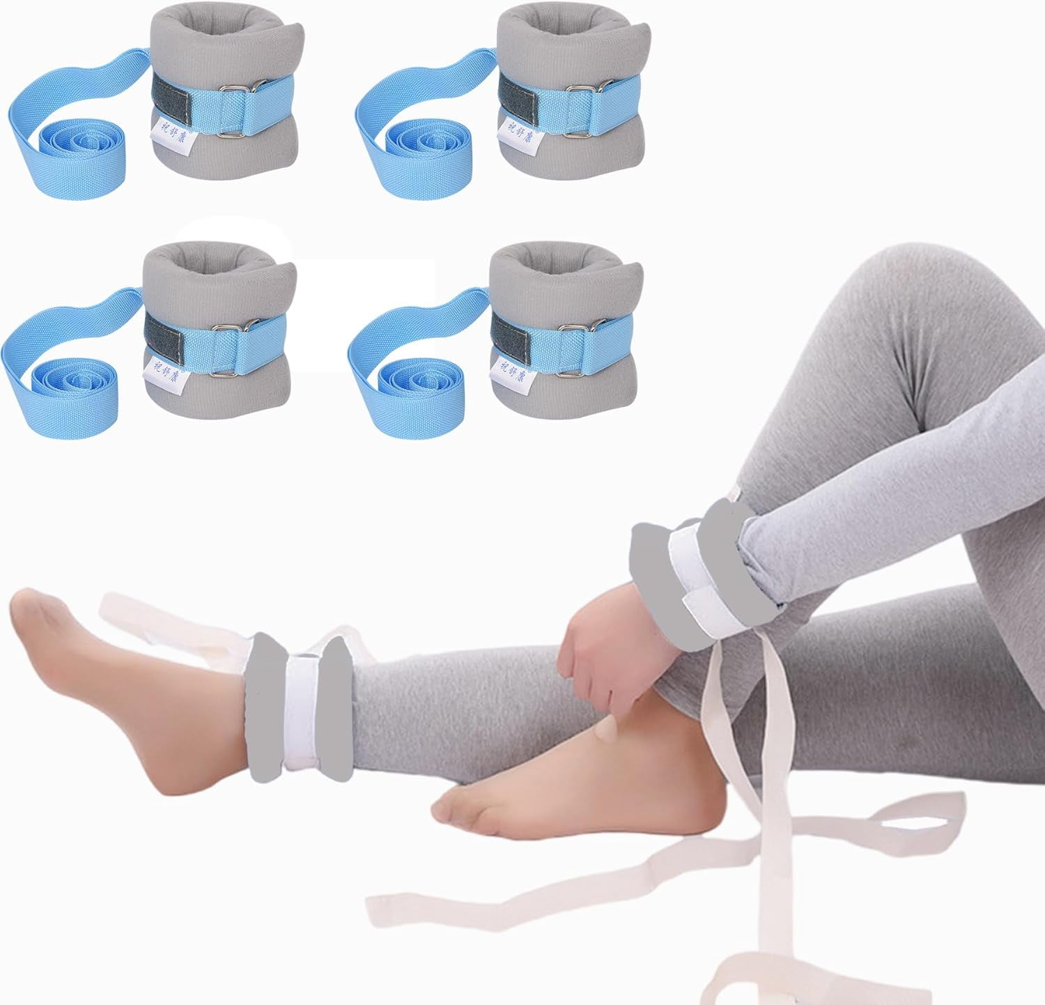 Yoqb 4Pcs Hospital Patient Medical Restraints Bed Limb Holders ...