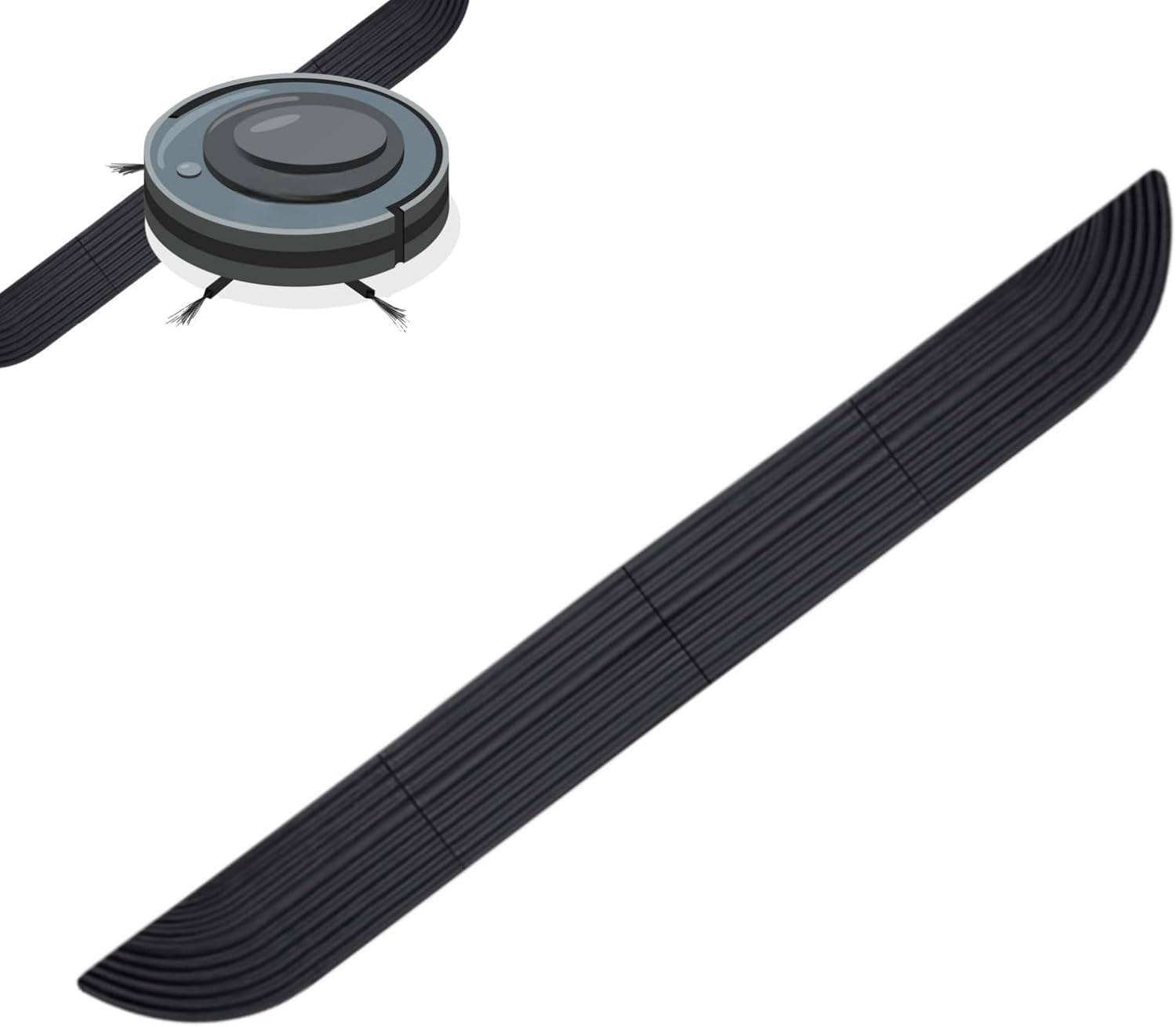 Yoqb 4Pcs Rubber Threshold Ramp, Universal Vacuum Cleaner Robot Door ...