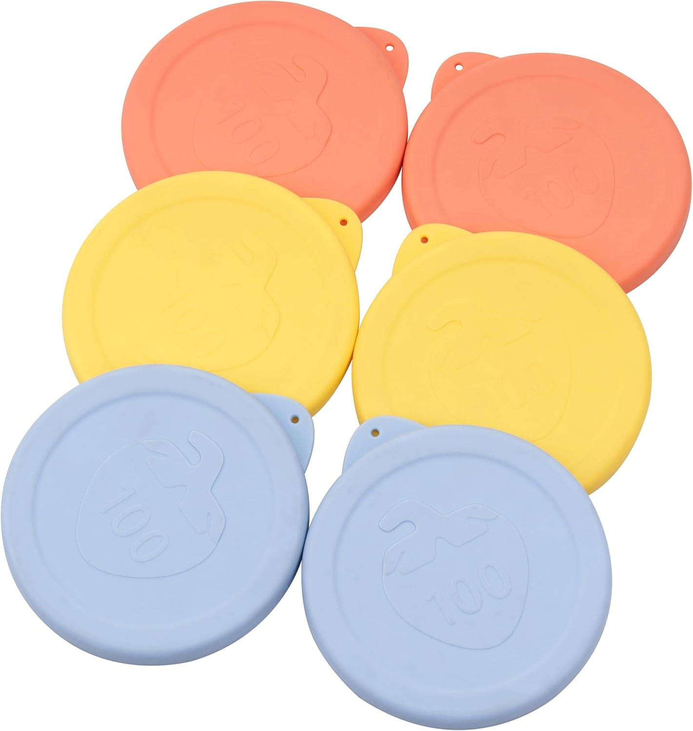 Yoqb 6 Packs 100mm Silicone Lids for Weck Jars, Silicone Jar Lids for ...