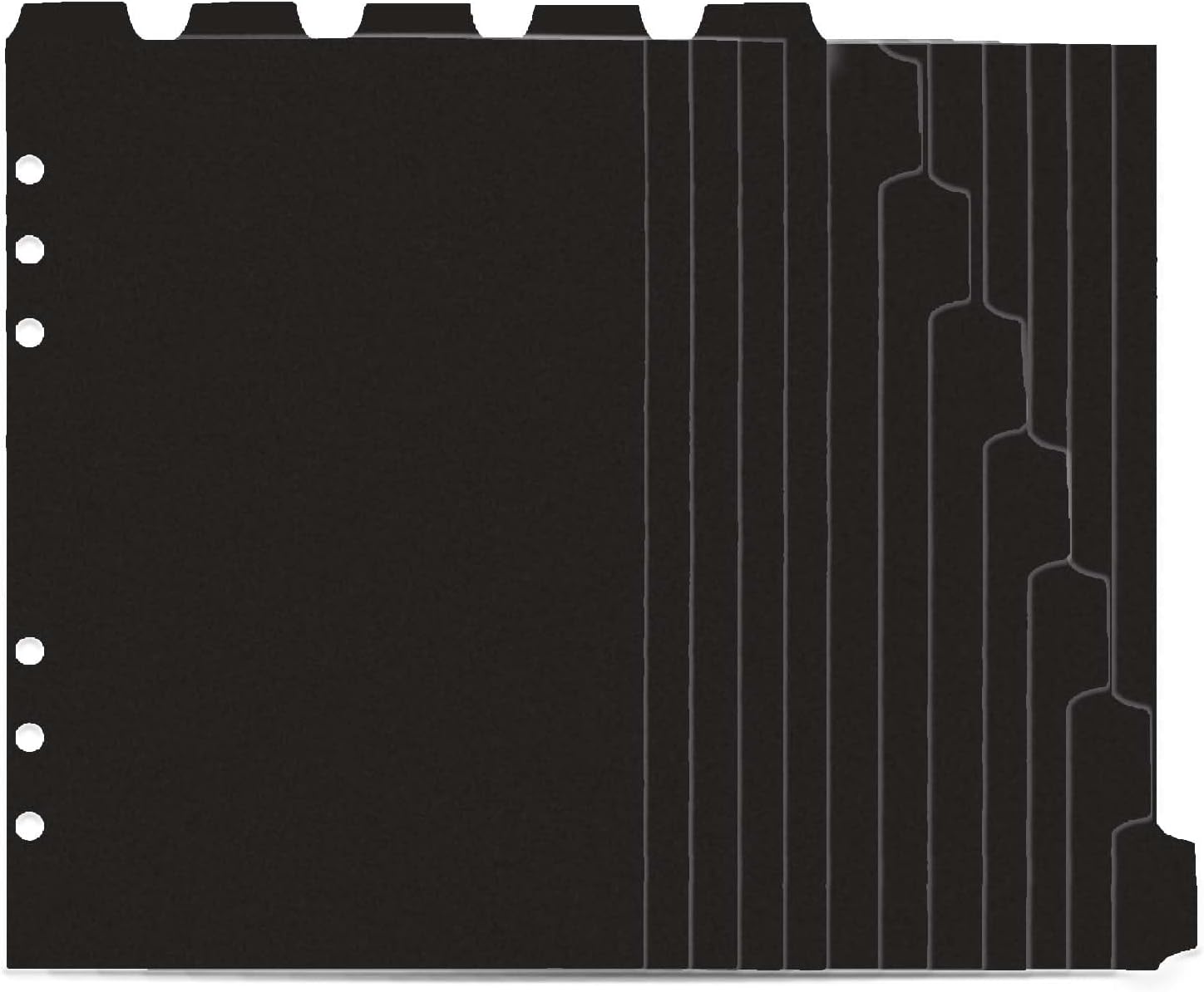 Yoqb A5 Binder Index Dividers Top 5-Tab and Side 7-Tab Binder Dividers ...