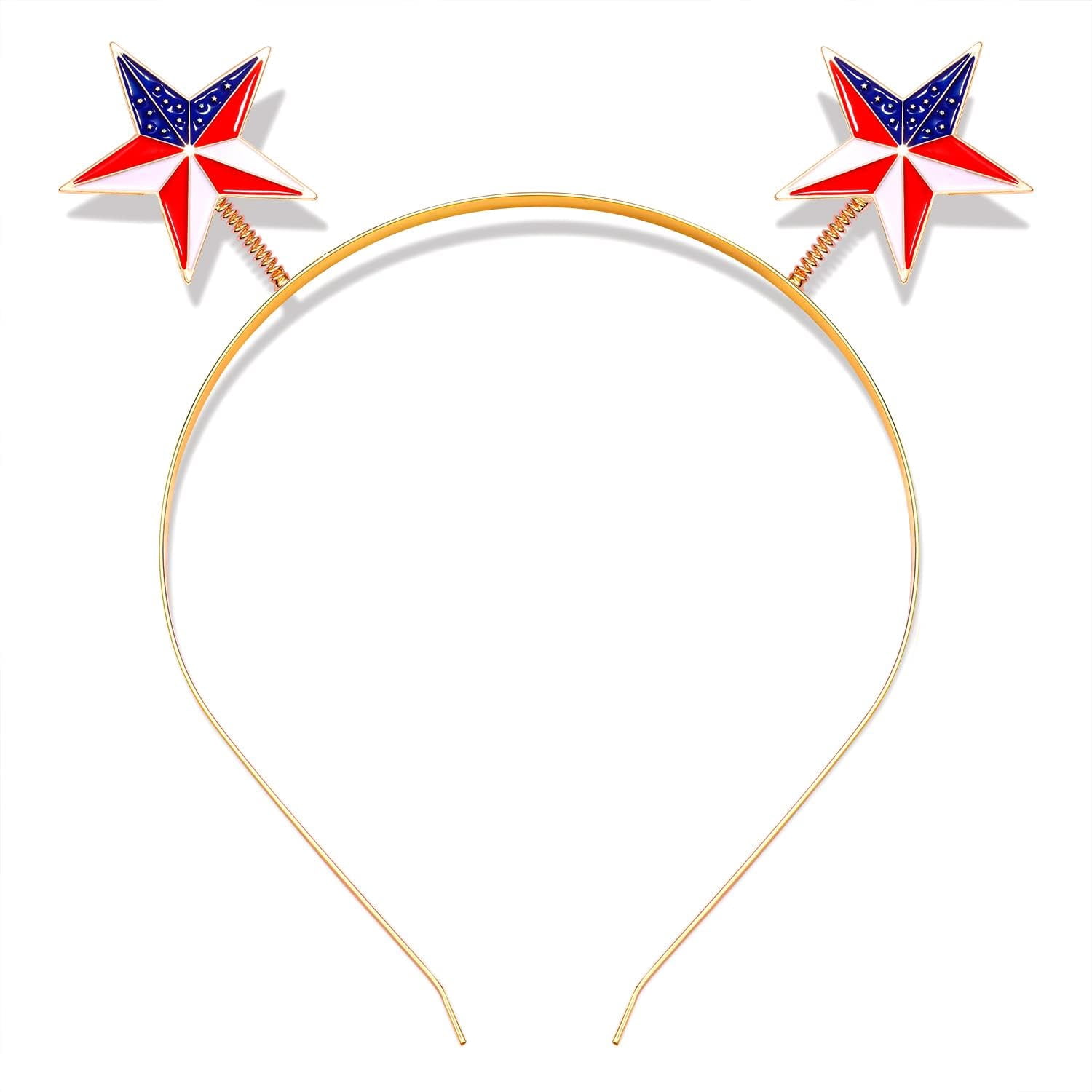 Ljia American Flag Headband 4th of July Patriotic Hairband for Women ...
