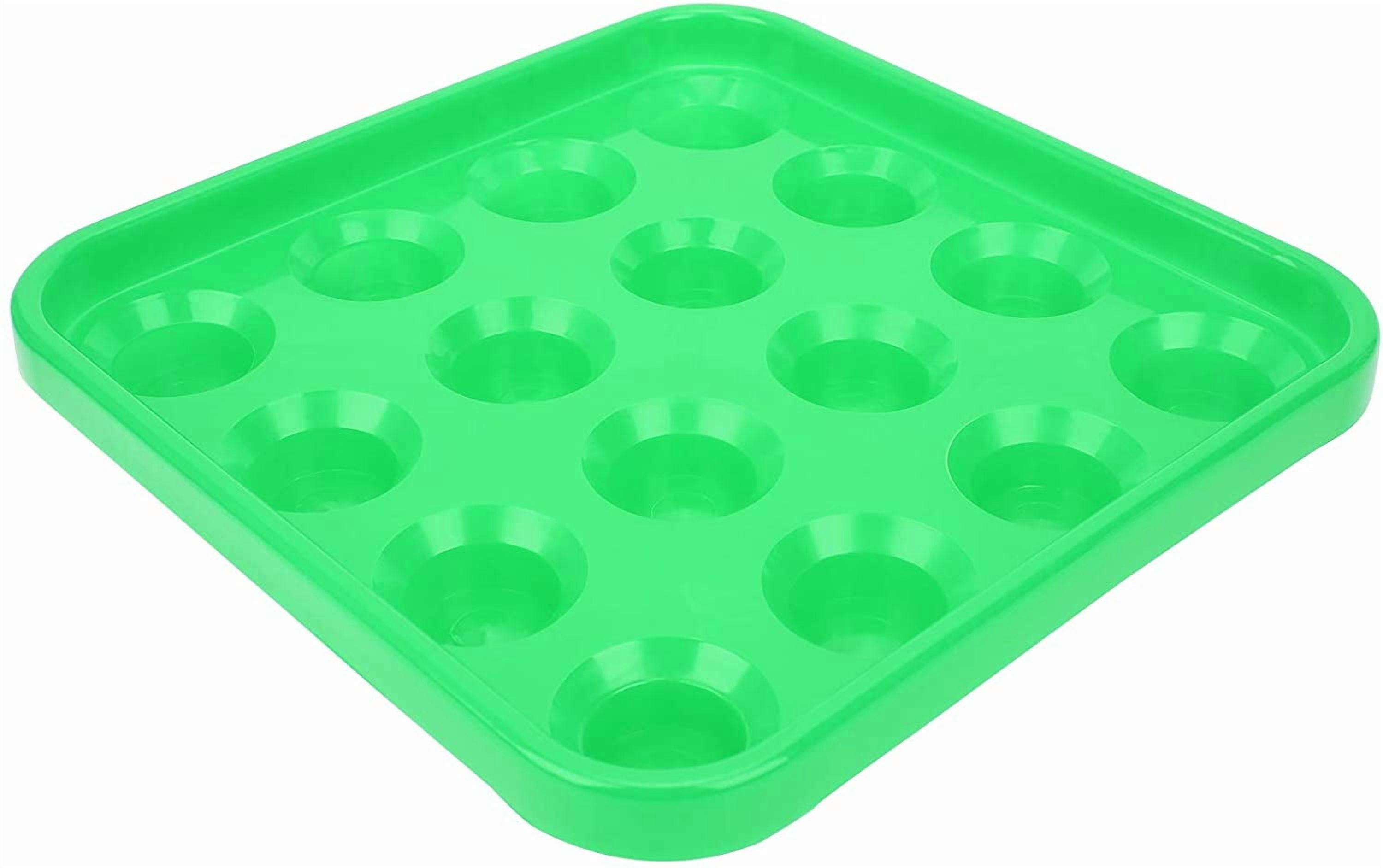 Yoqb Billiard Ball Tray, 16 Holes Pool Ball Tray Billiard Ball Holder ...
