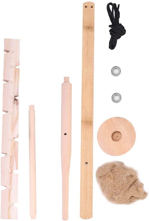Yoqb Bow Drill Fire Starter Kit, Wood Bushcraft Gear with Ergonomic ...