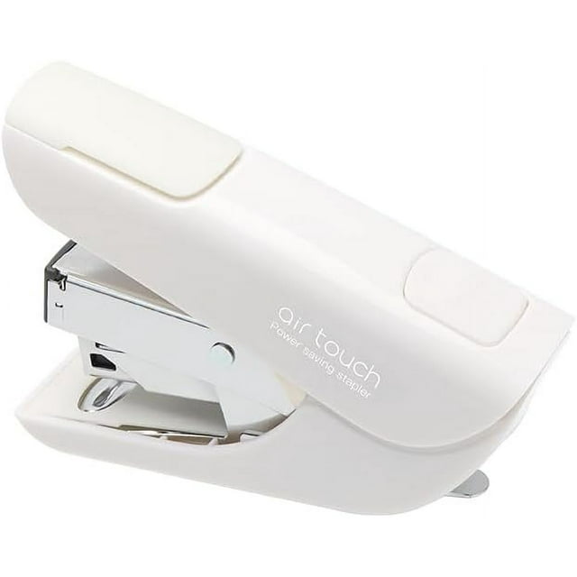 Yoqb Effortless Stapler Staple Remover, White Office Stapler Ergonomic ...