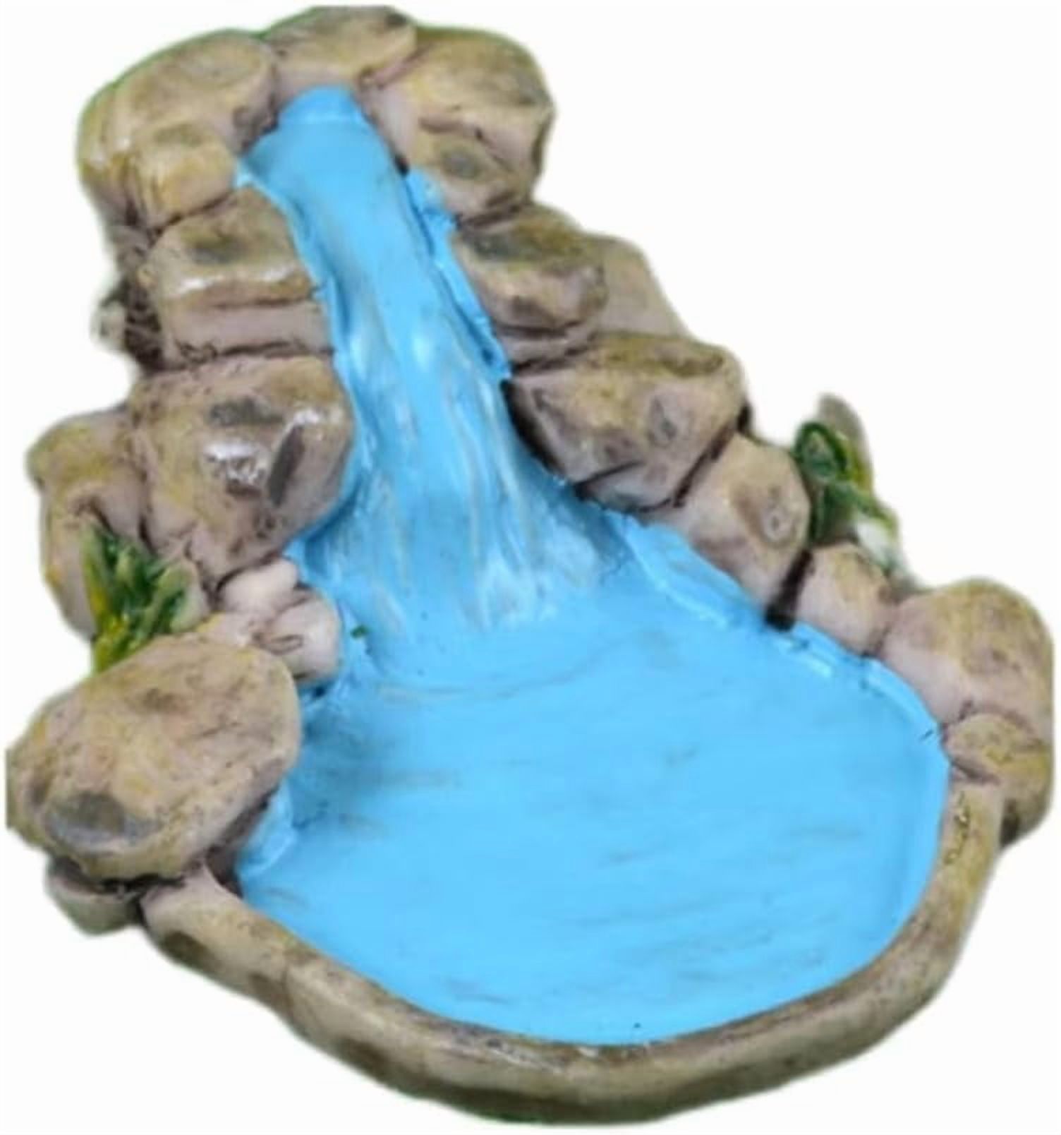 Yoqb Mini Water Pool Fairy Garden Lawn Ornament Outdoor Statues for ...