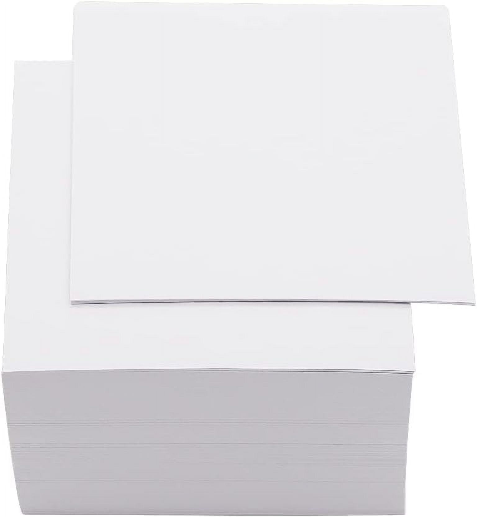 Yoqb Non Sticky Notes, 500 Sheets Blank Memo Pads, 3x3 Inch Memo Sheets ...