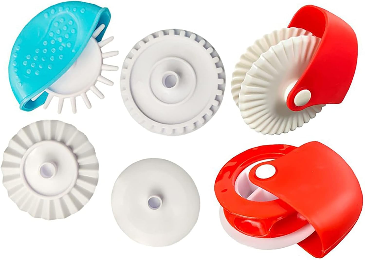 Yoqb Pastry Wheel Decorator and Cutter, 6Pcs Pie Wheel, Pastry Wheel ...