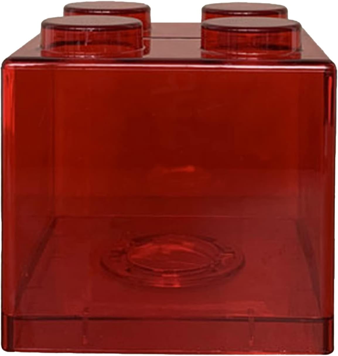 Yoqb Piggy Bank, Shatterproof Clear Money Saving Bank Building Block ...