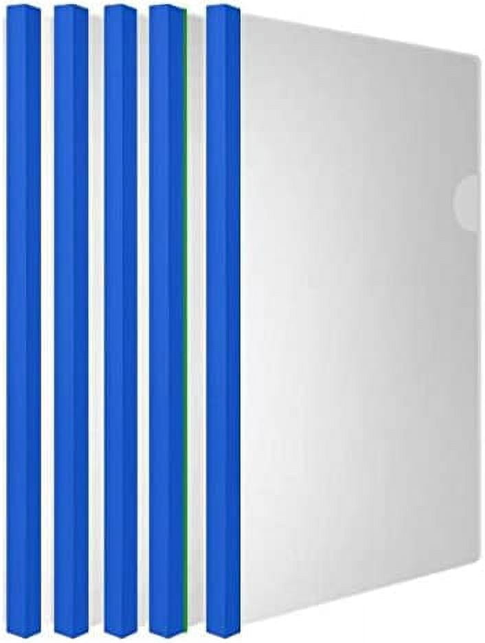 Yoqb Plastic File Folder 10mm Sliding Bar Report Covers, 40 Sheet ...