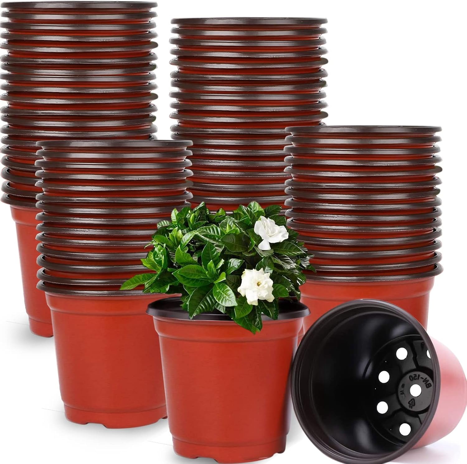 Yoqb Plastic Plants Nursery Pot Seed Starting Pots Planting Planter ...