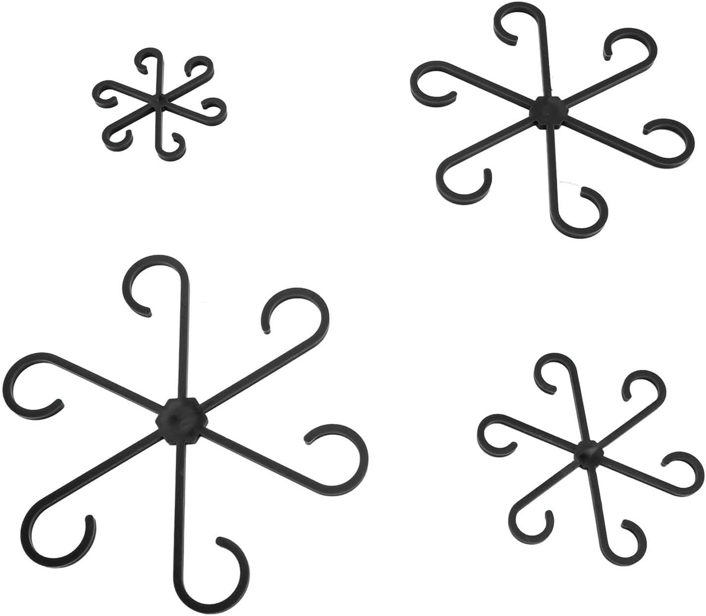 Yoqb Plastic Stem Gather Stand, Set of 4 Climbing Plants Stems Holders ...