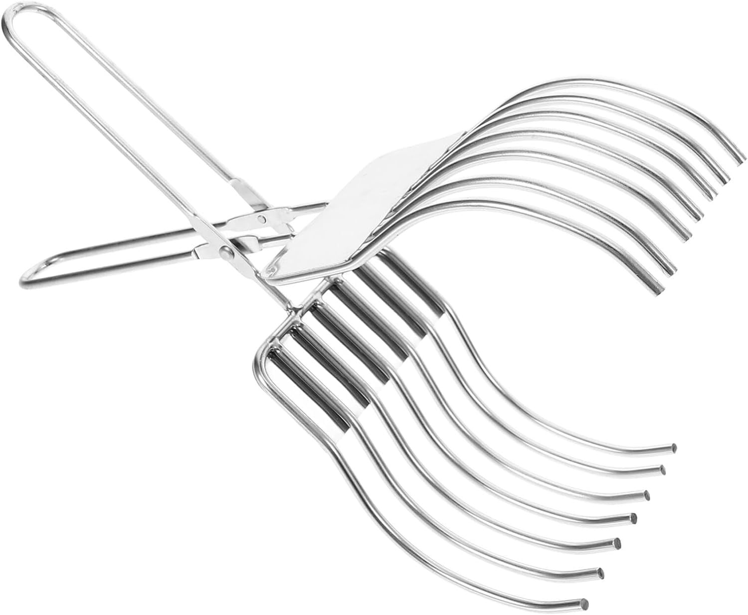 Yoqb Roast Beef Cutting Tong Stainless Steel Meat Bread Slicer Guide ...