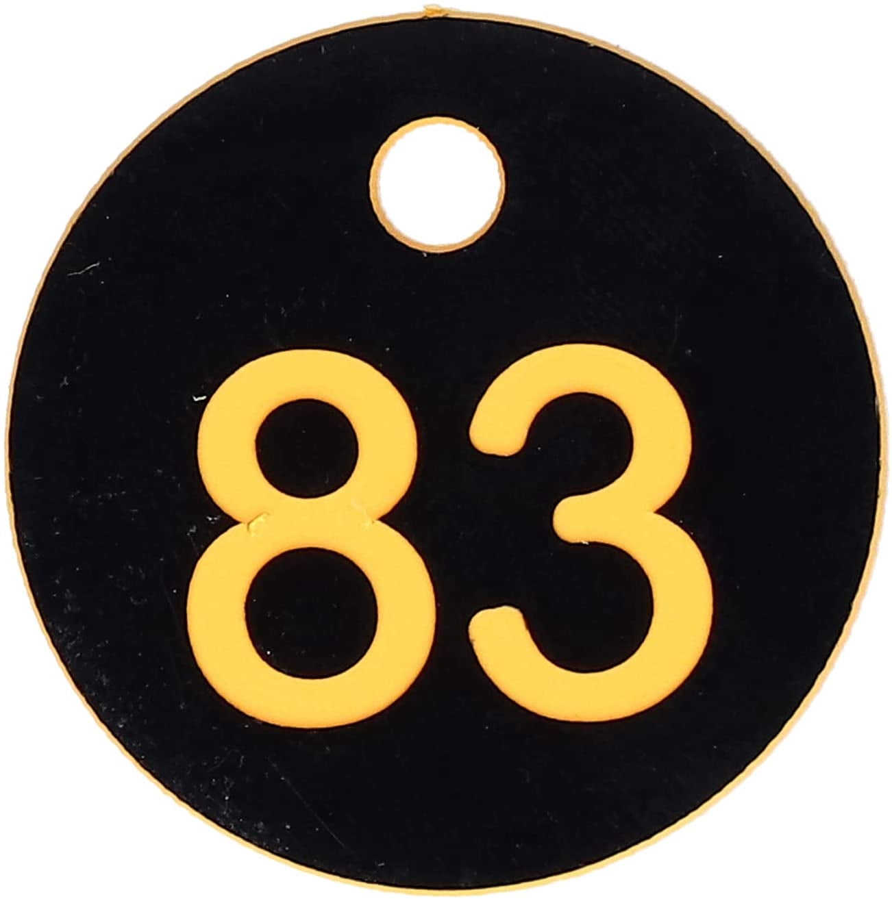 Yoqb Round Number Labels, 100Pcs Plastic Beehive Sign Marker Labels ...